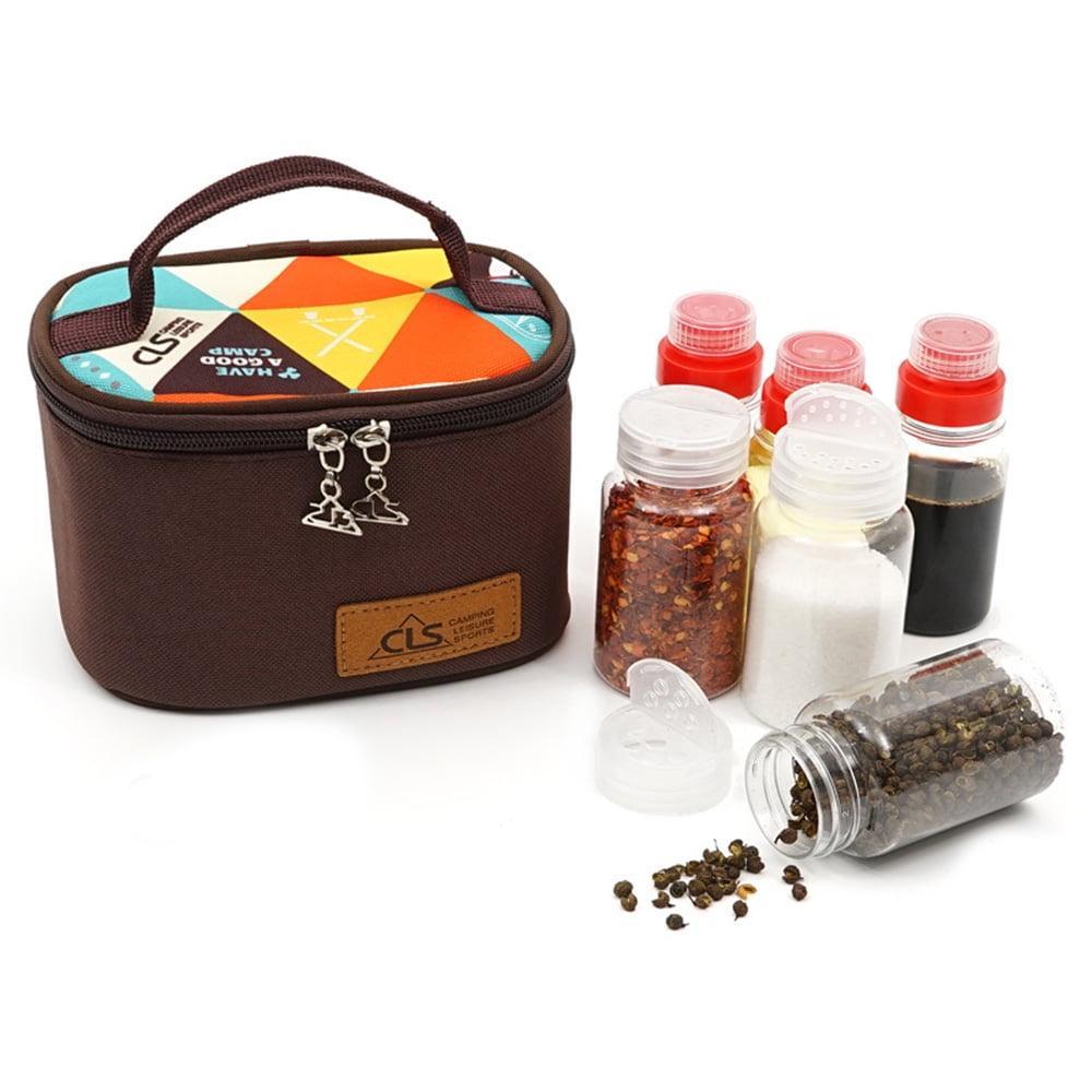 Dispenser Holder,Containers Portable Empty Containers Set With Spice ...