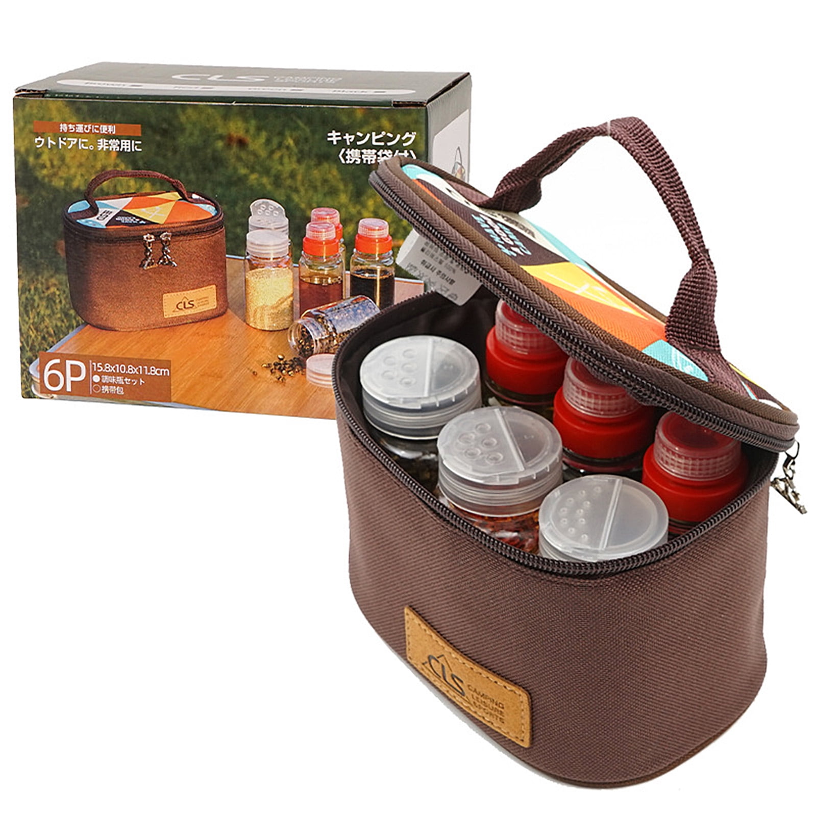 Dispenser Holder,Portable Empty Spice Containers Set With Spice ...
