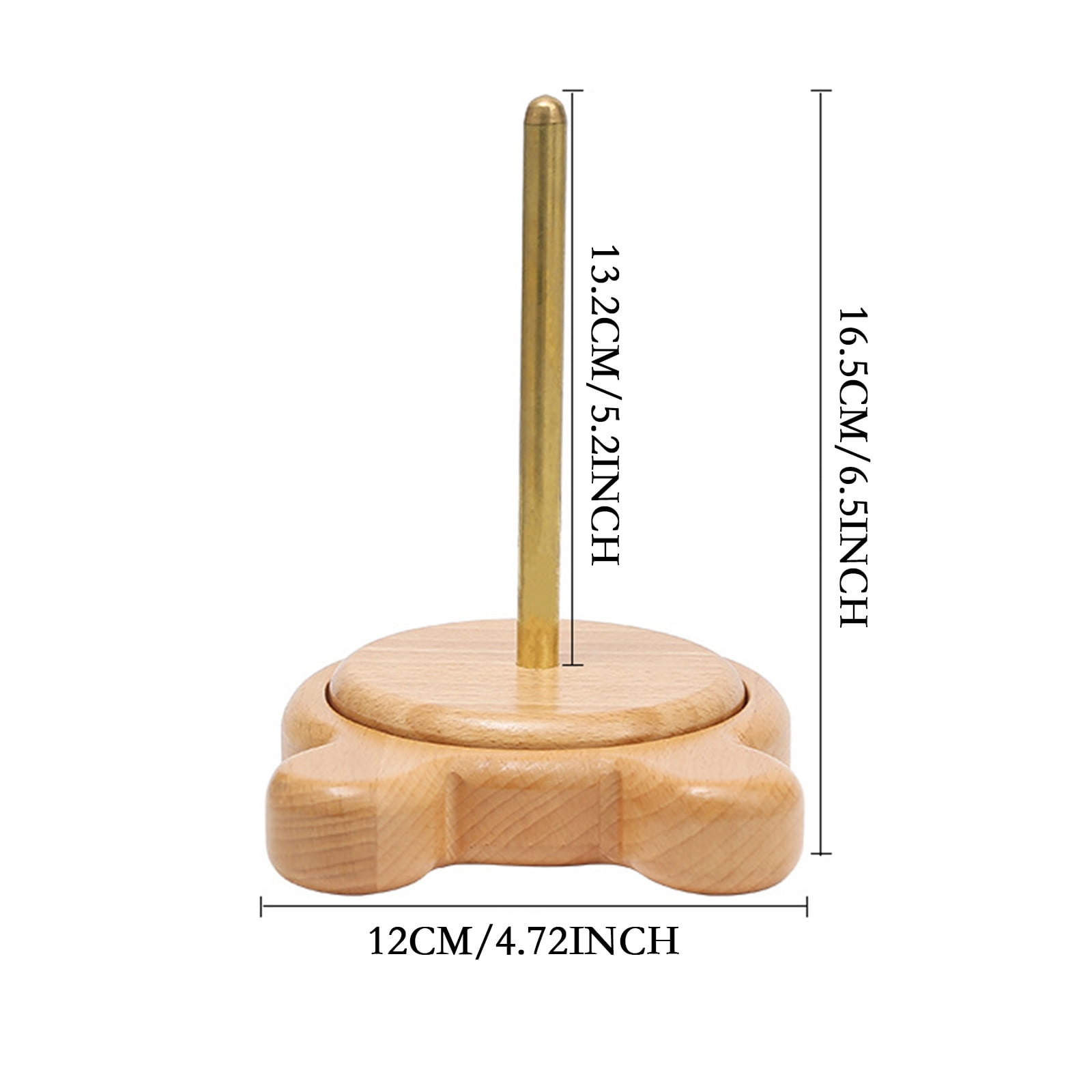 Dispenser Holder Wooden Yarn Stand With Twirling Mechanism Thread ...