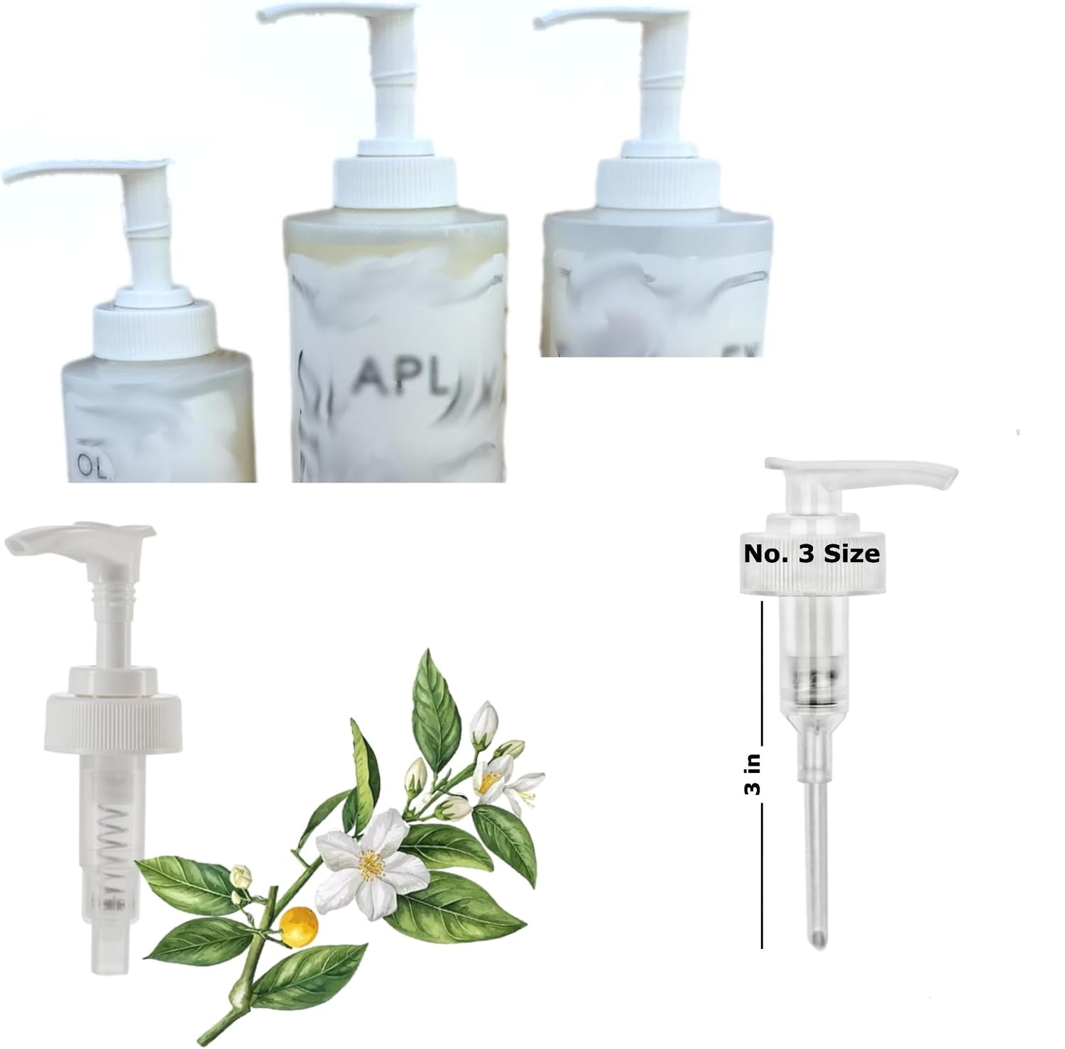 Dispenser Pumps Compatible with Olaplex No. 3 Hair Perfector Treatment ...
