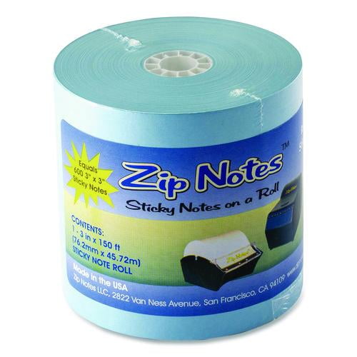 Dispenser Refill Roll, Unruled, Approx: 600 3 x 3 Sheets, 3" x 150 ft ...