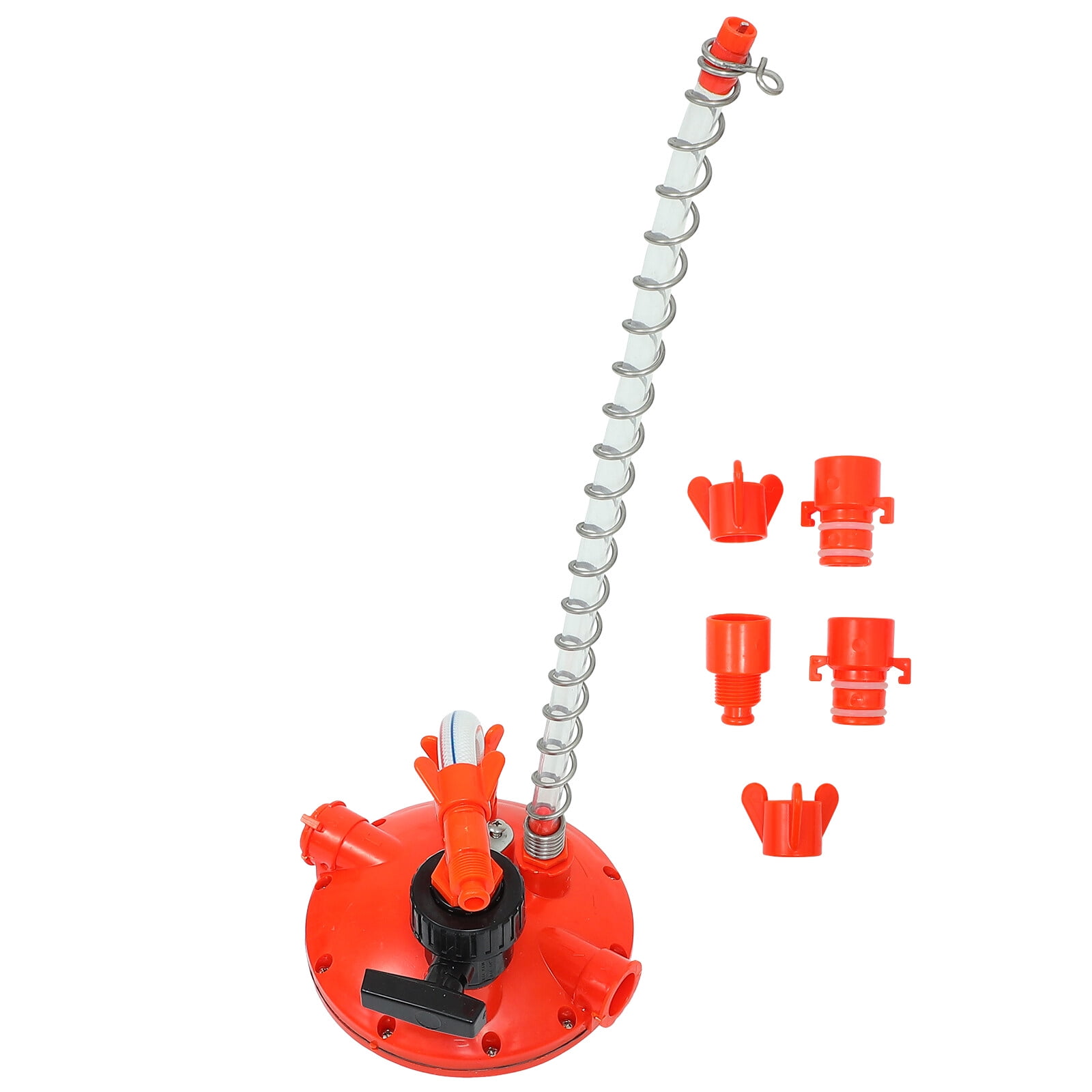 GAXIRE Poultry Chicken Waterer Regulator Plastic Red 1Pcs 10.2x6.7x6 ...