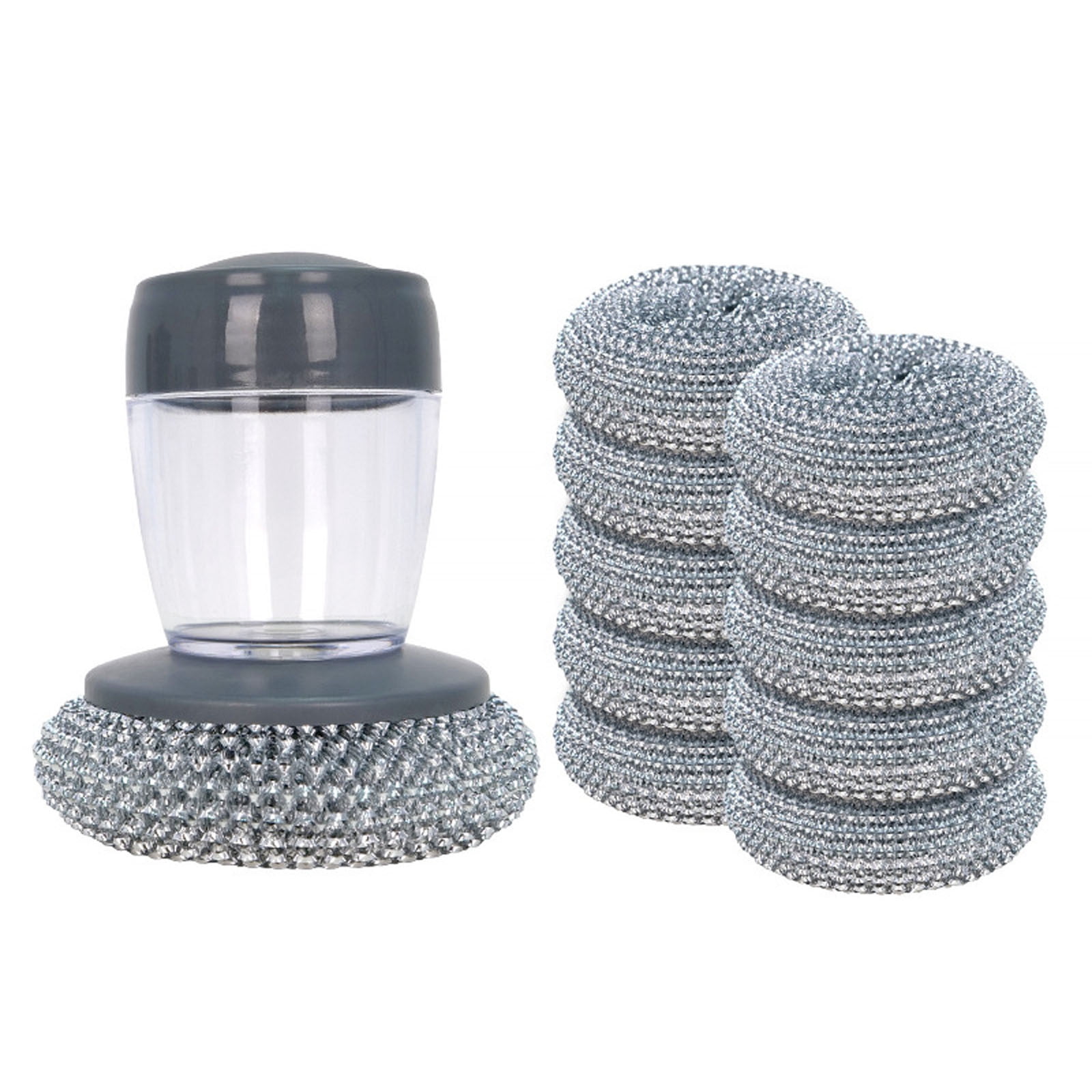 Dispensing Kitchen Scrub Brush With Integrated Soap Dispenser and ...