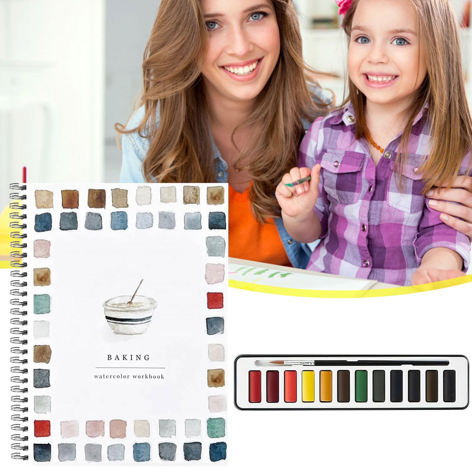 Dispersed Watercolor Workbooks for Kids,Beginner-Friendly Birds ...