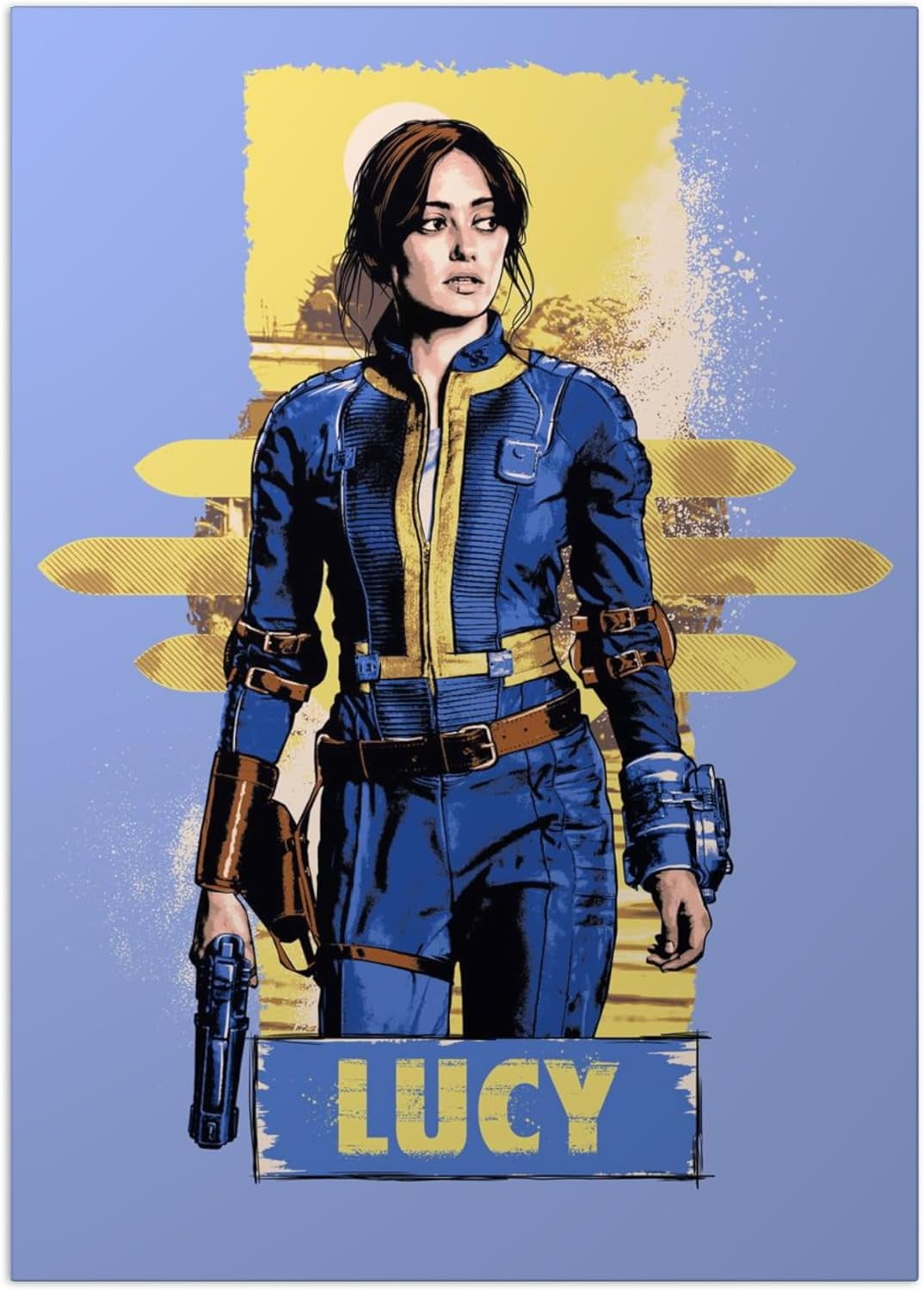 Displate Official Fallout Metal Poster Magnetic Mounting Licensed ...