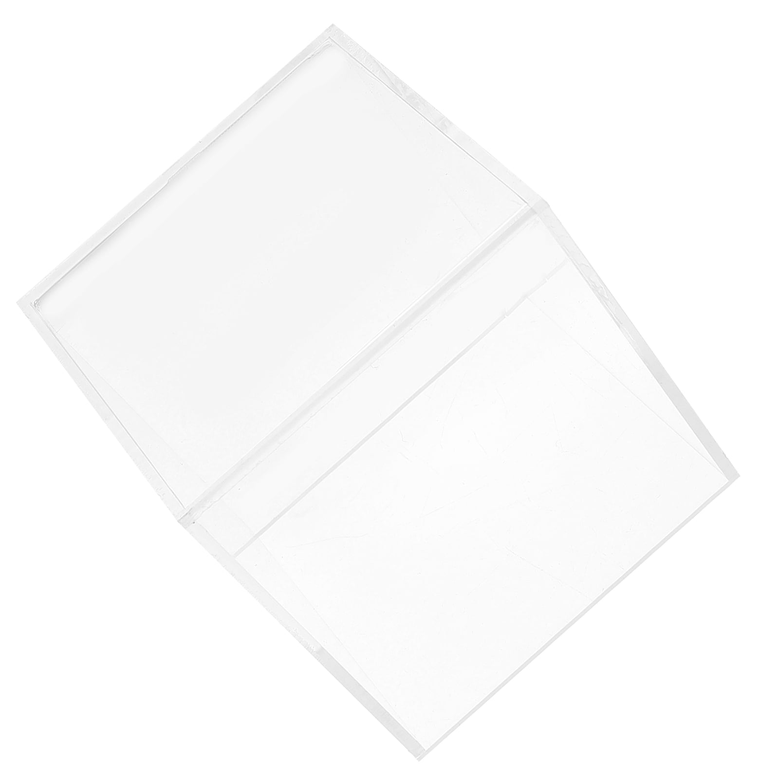 OUNONA Acrylic Display Box 1Set 4.72X4.72X4.72Inch - Walmart.com