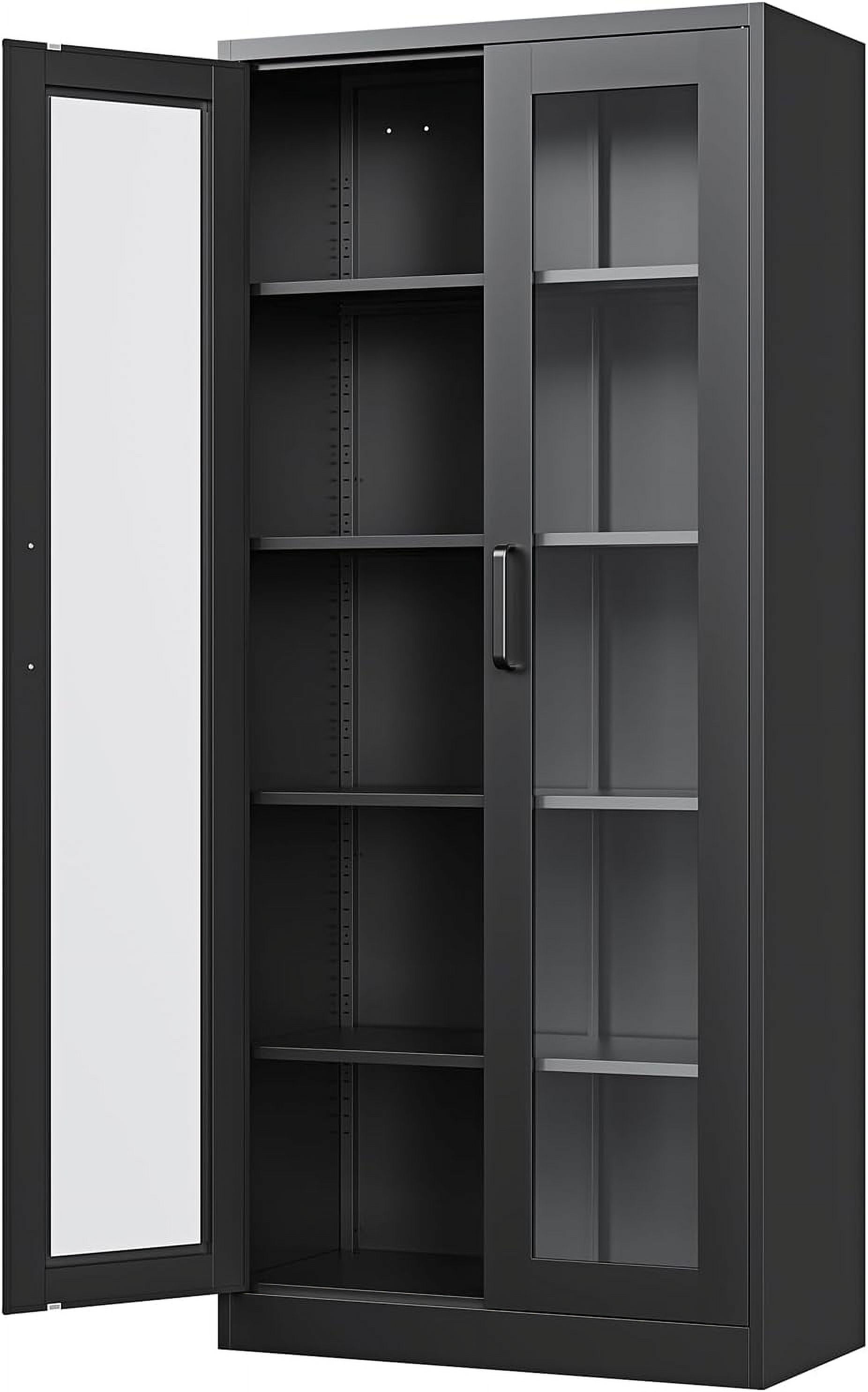 Display Cabinet HD Tempered Glass Cabinet Display Cabinet - Walmart.com