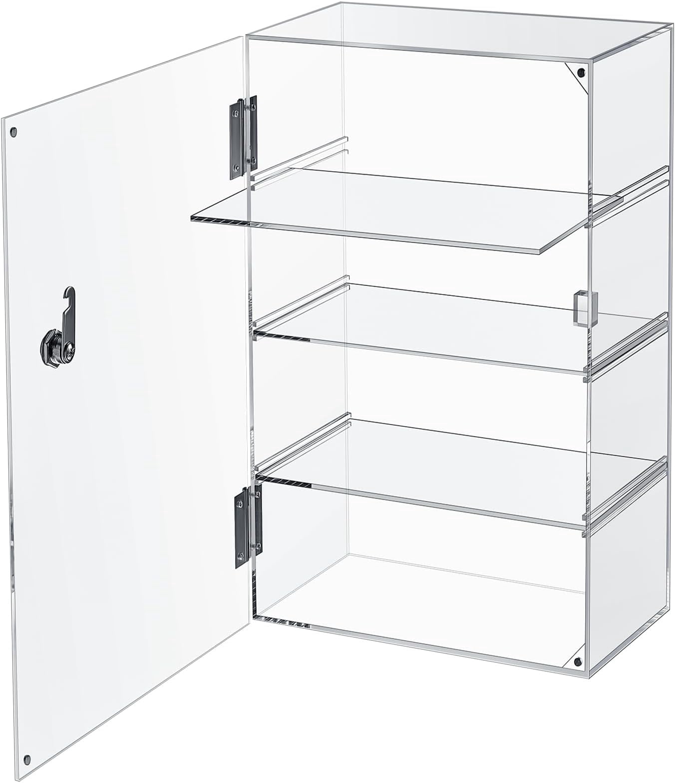 Display Case with Lock Key Countertop Display Case Clear Display ...