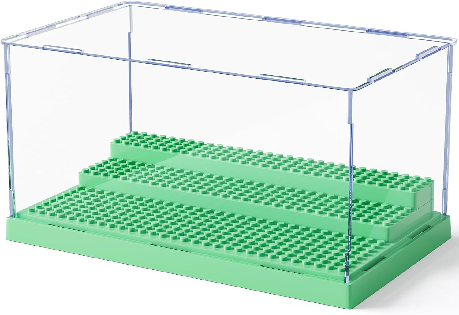 Display Case for Minifigures Action Figures Blocks, Clear Acrylic ...