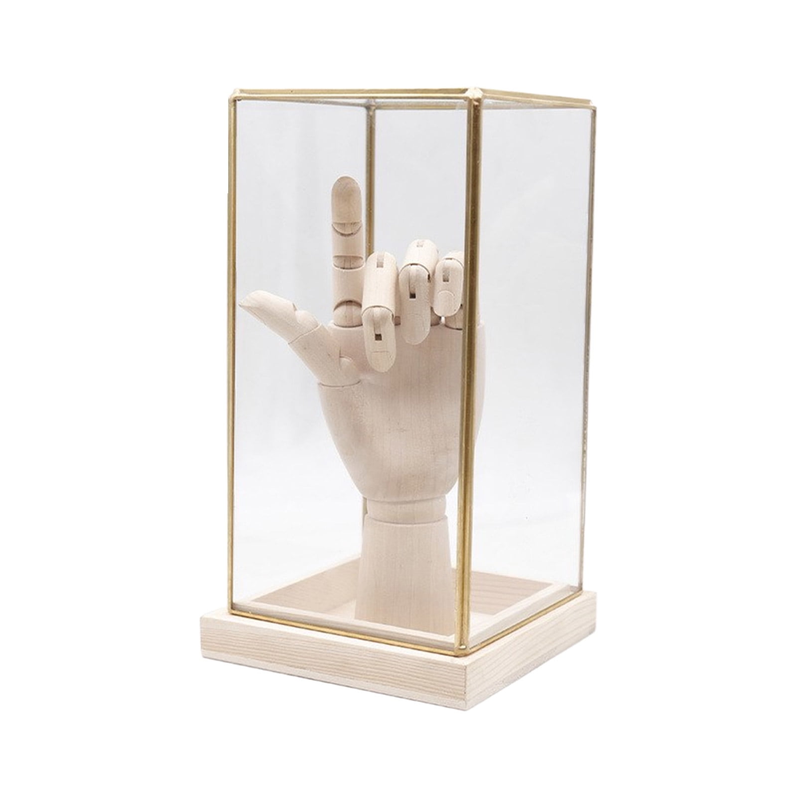 Display Case for Collectibles Glass Domes Miniature Clear Covers for ...