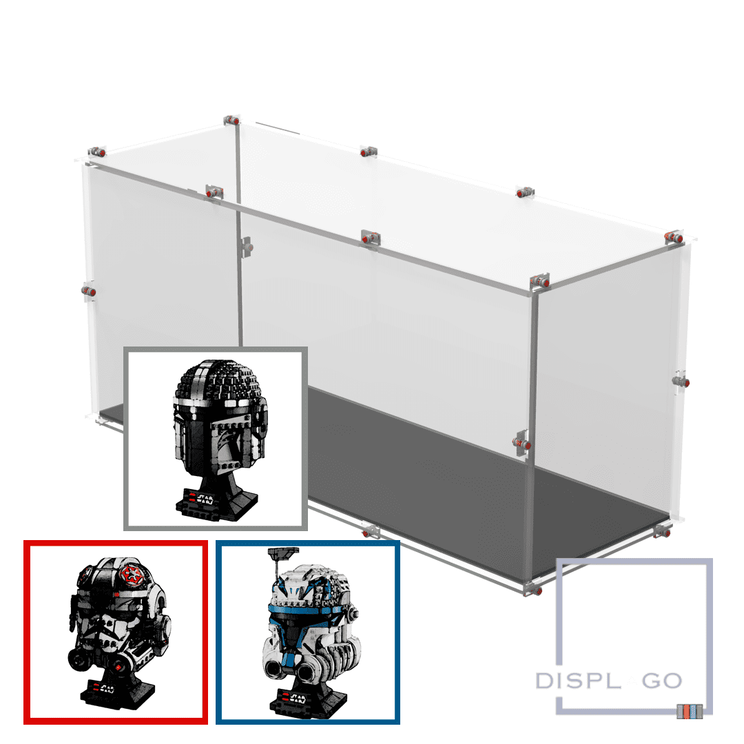 Display Case for LEGO® any 3 Helmets - Walmart.com