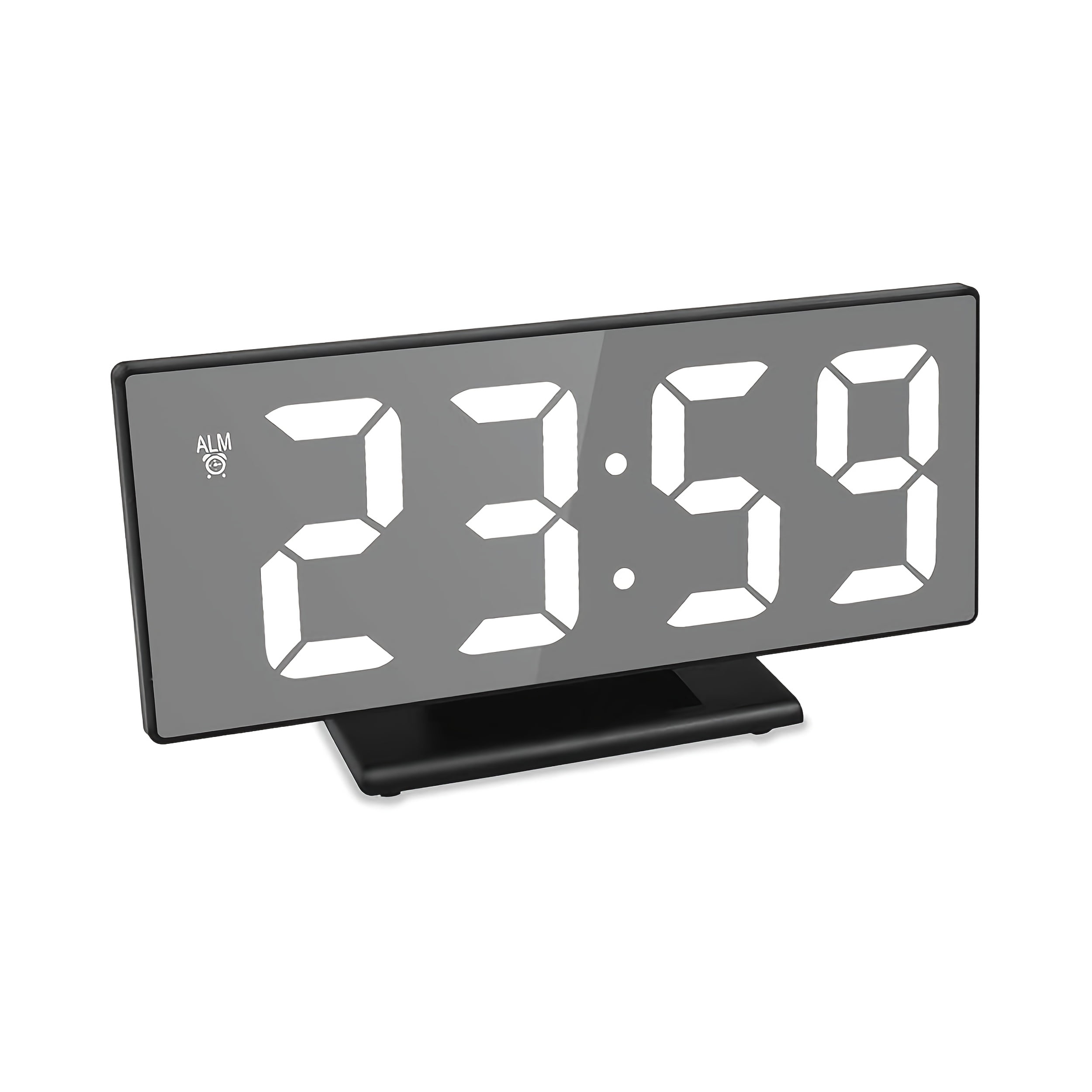 Display Clock Digital Alarm Clock Desk Table Clock LED Screen Alarm ...
