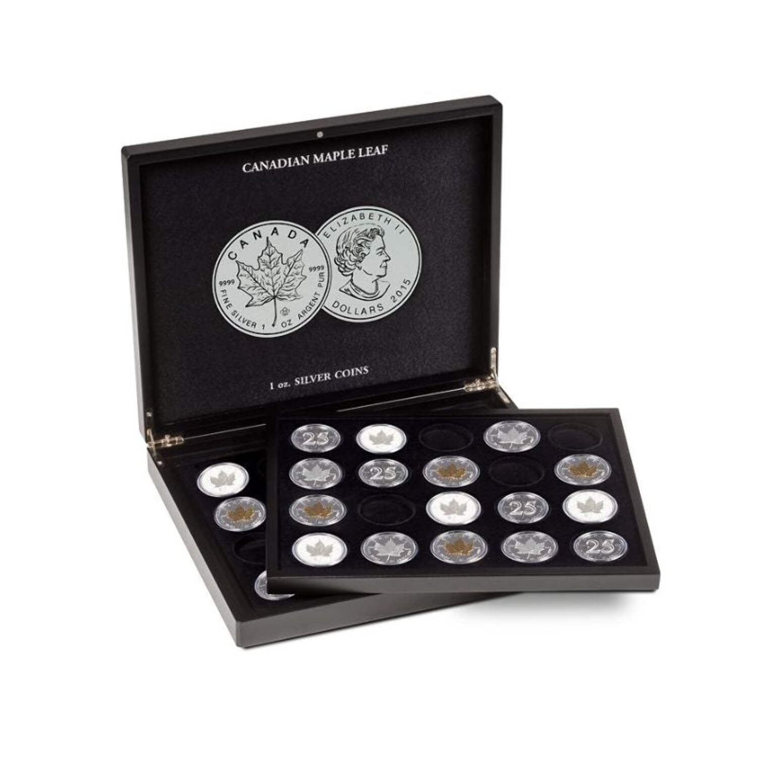 Display Coin Case for 20 Canadian Maple Leaf Silver Dollars - Walmart.com