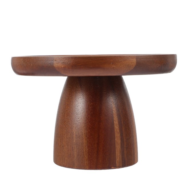 Display Cupcake Pastries Desserts Stand Acacia Wood Cake Stand with ...