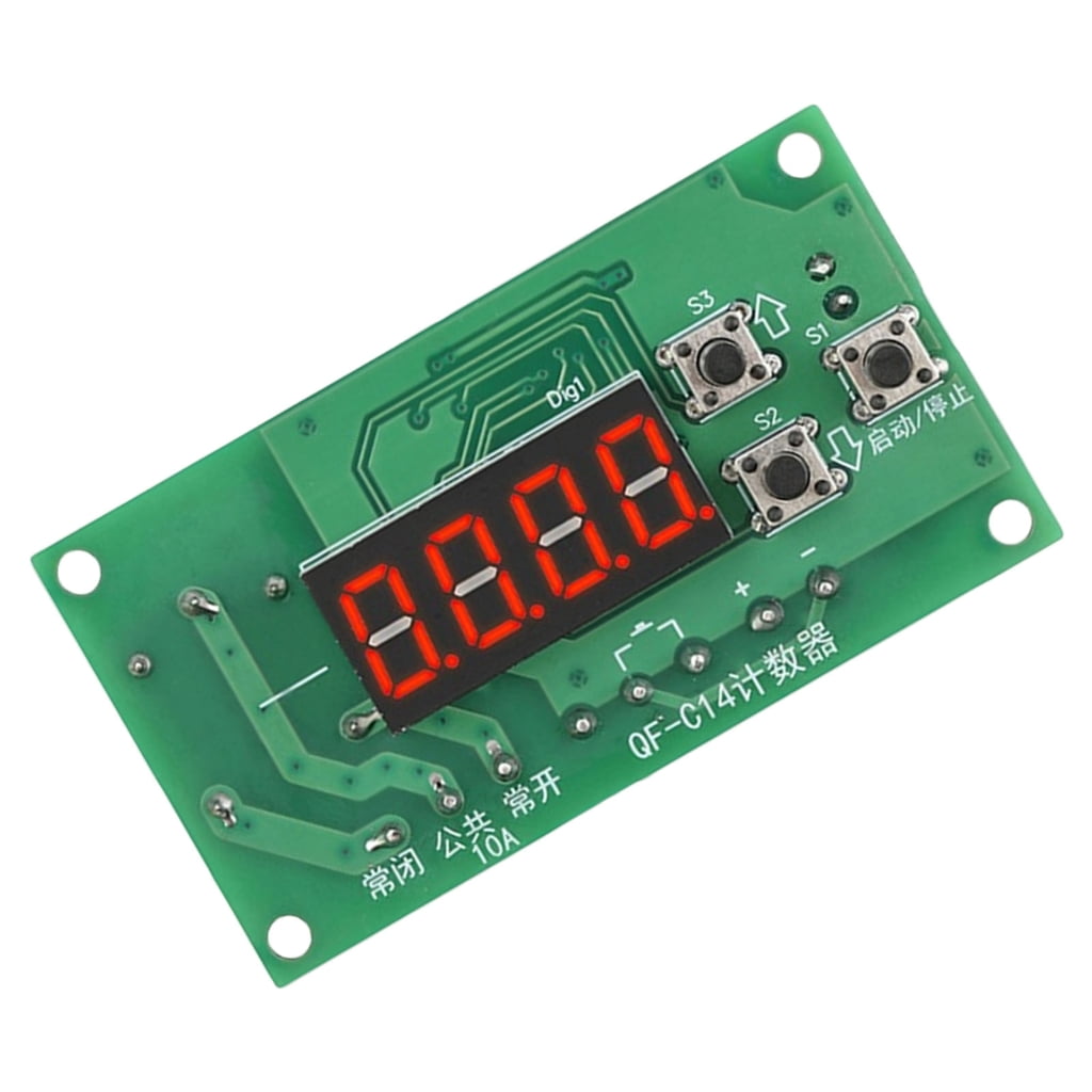 Display Digital Counter Controllers 12V 24V Input Compatibility Relays ...