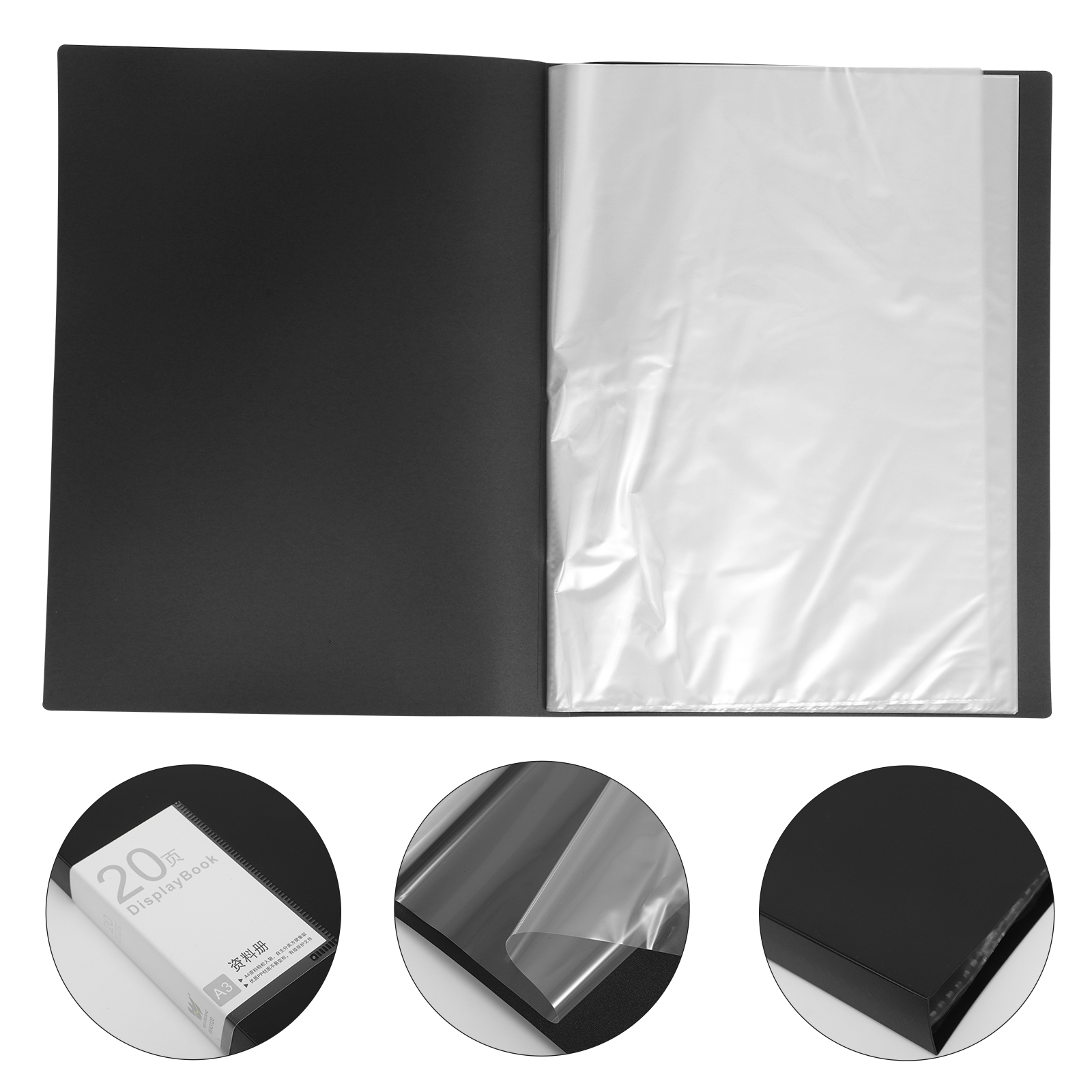 Reusable Plastic File Folder for Office Organization with 1 Set Display ...