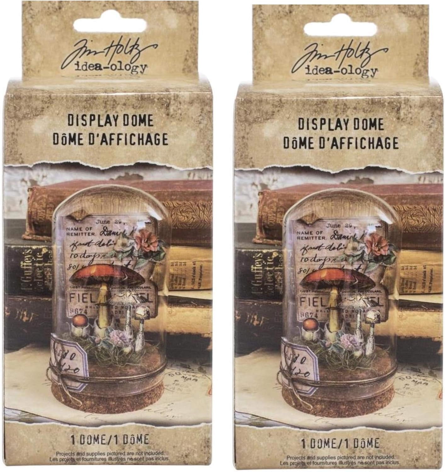 Display Glass Domes by idea-Ology, Bundle of 2 Domes - Walmart.com