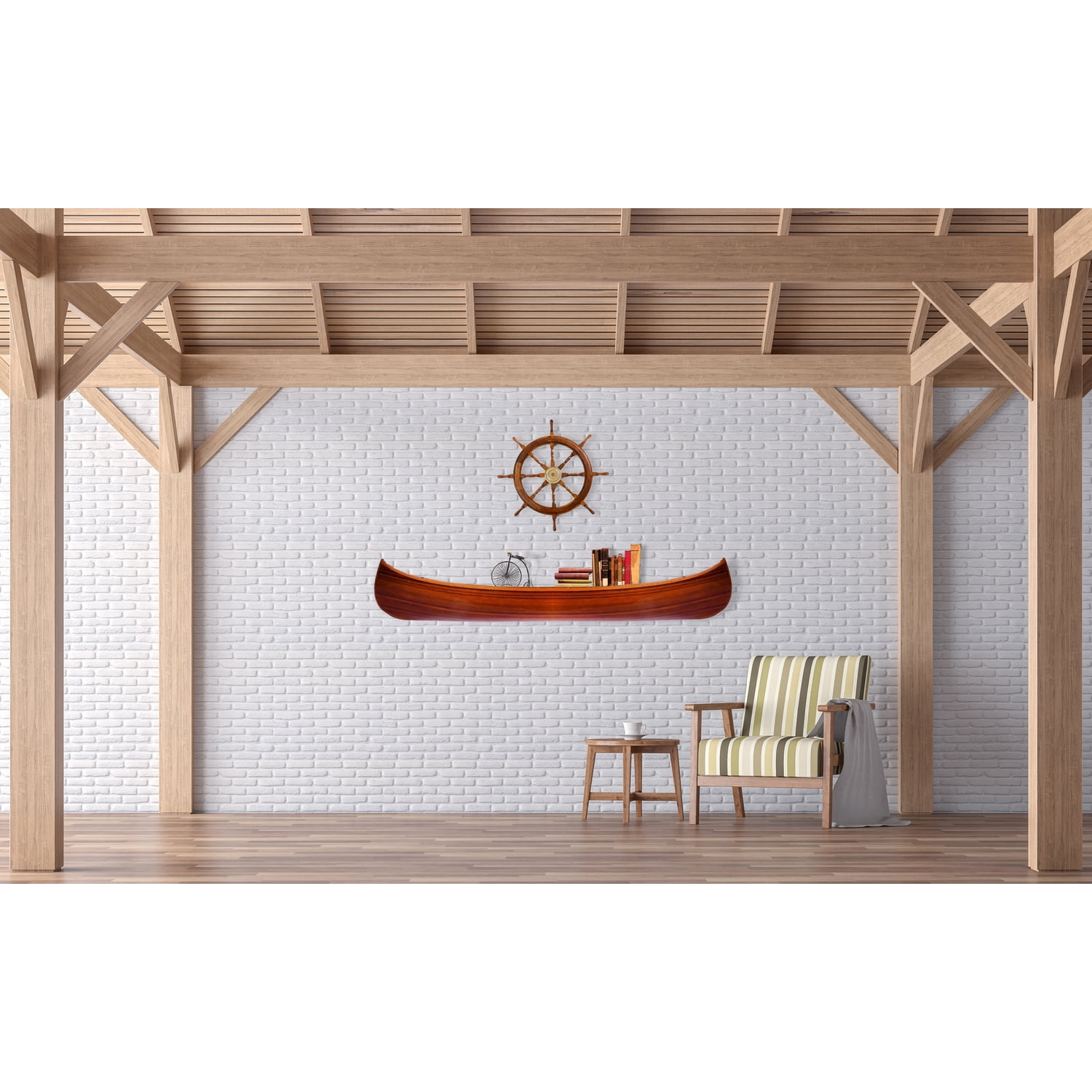 Display Half Canoe 9 ft - Walmart.com