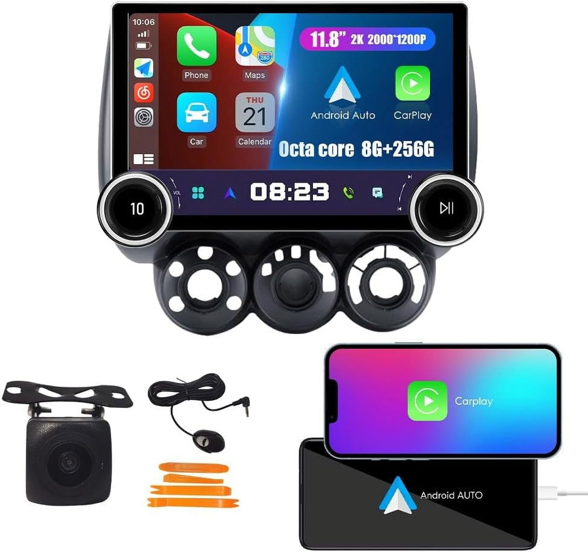 Display Knobs CarPlay/Android Auto Autoradio AM/FM Radio Car Navigation ...