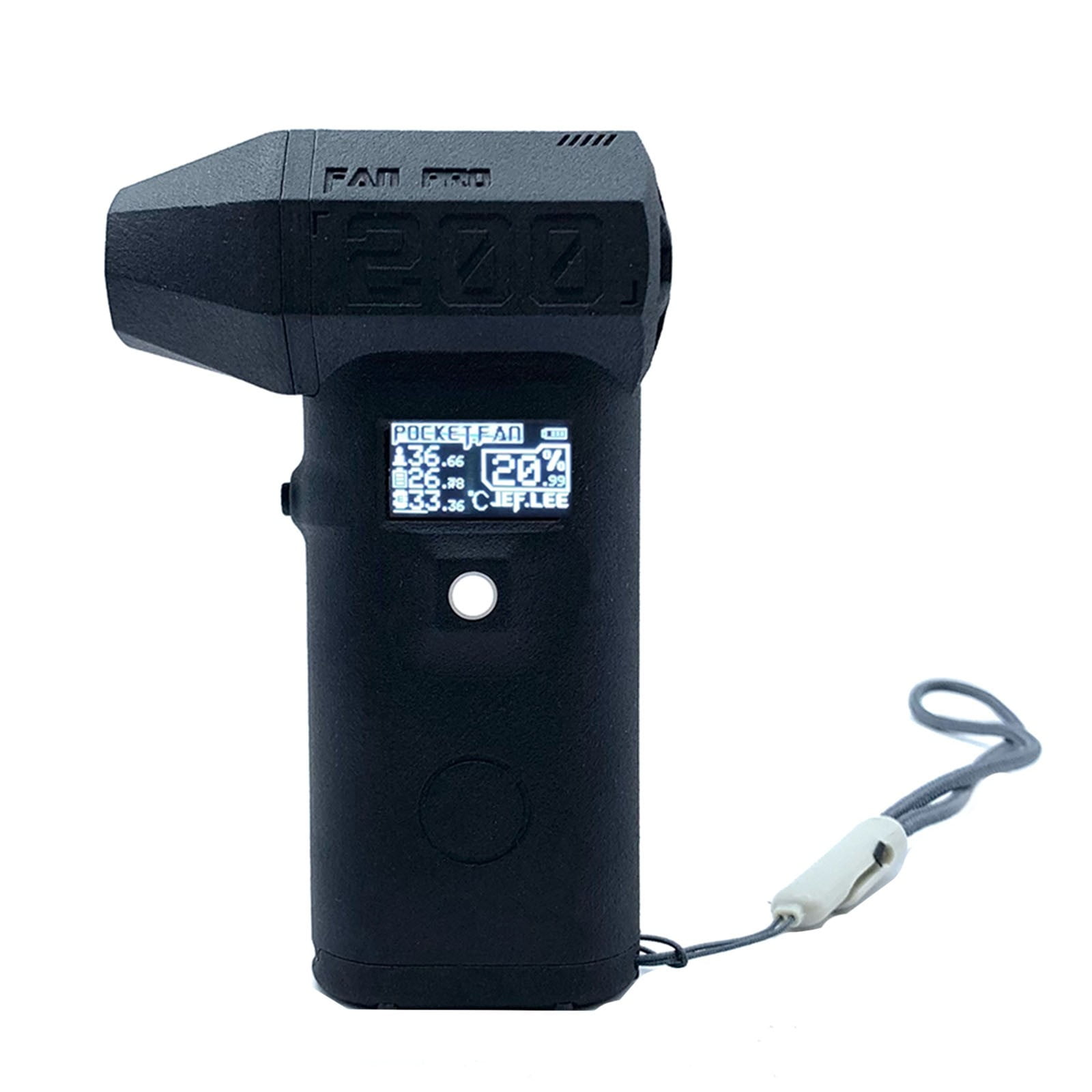 Display Pocket Intelligent Mini Turbo Violent Fan 110000RPM 30A 200W ...