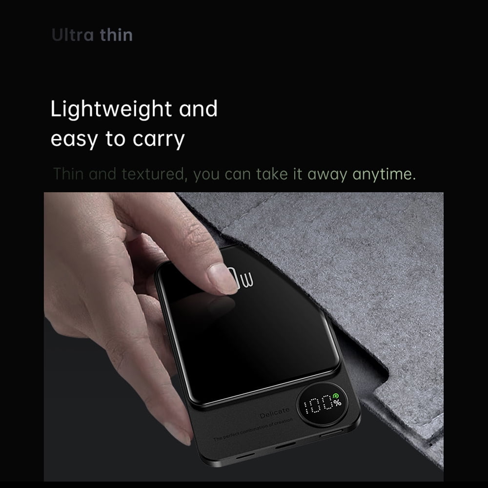 ,With Led Bank Pd20w Battery Display Portable - Walmart.com