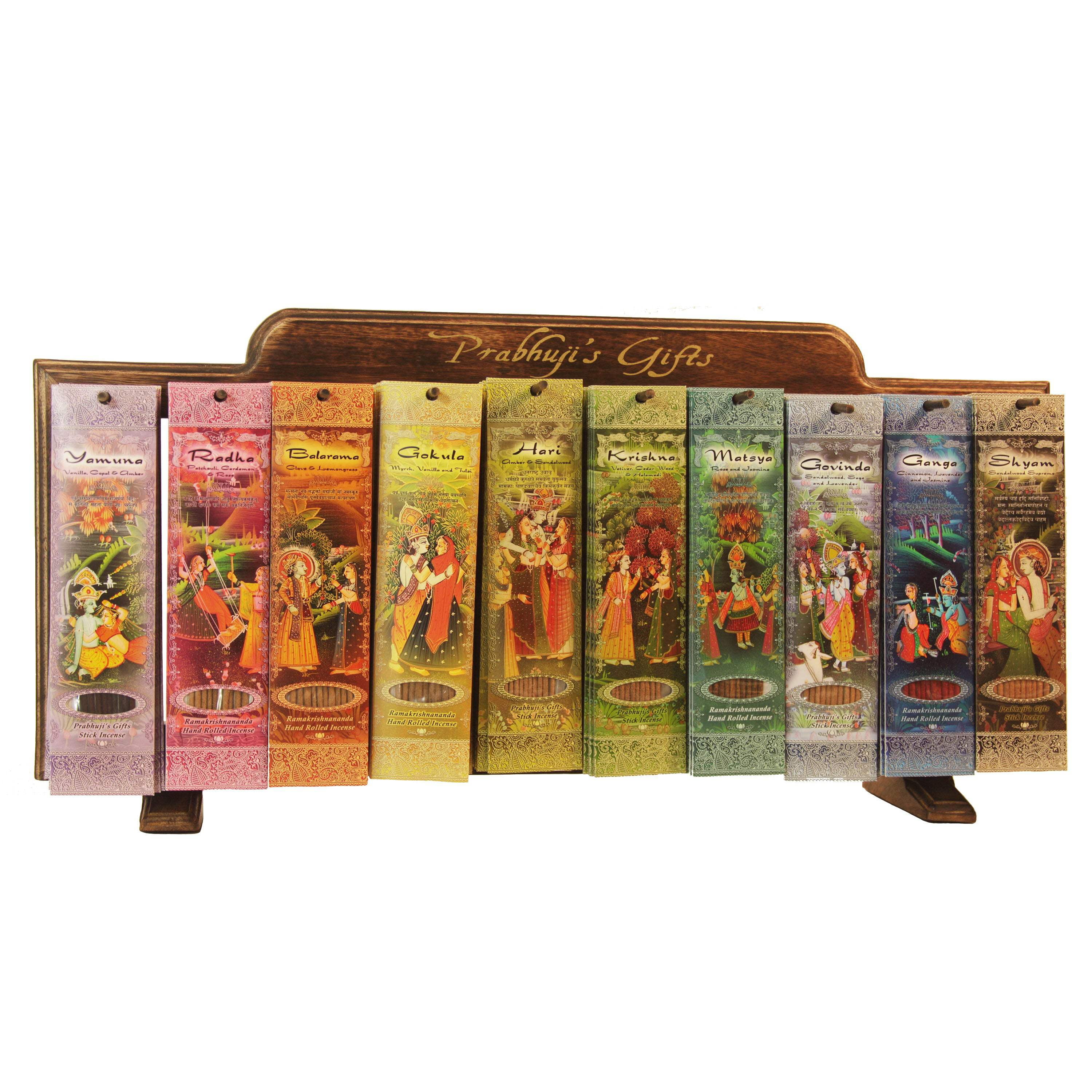 Display Rack Decorated Horizontal - 10 fragrances Incense stick - 130 ...