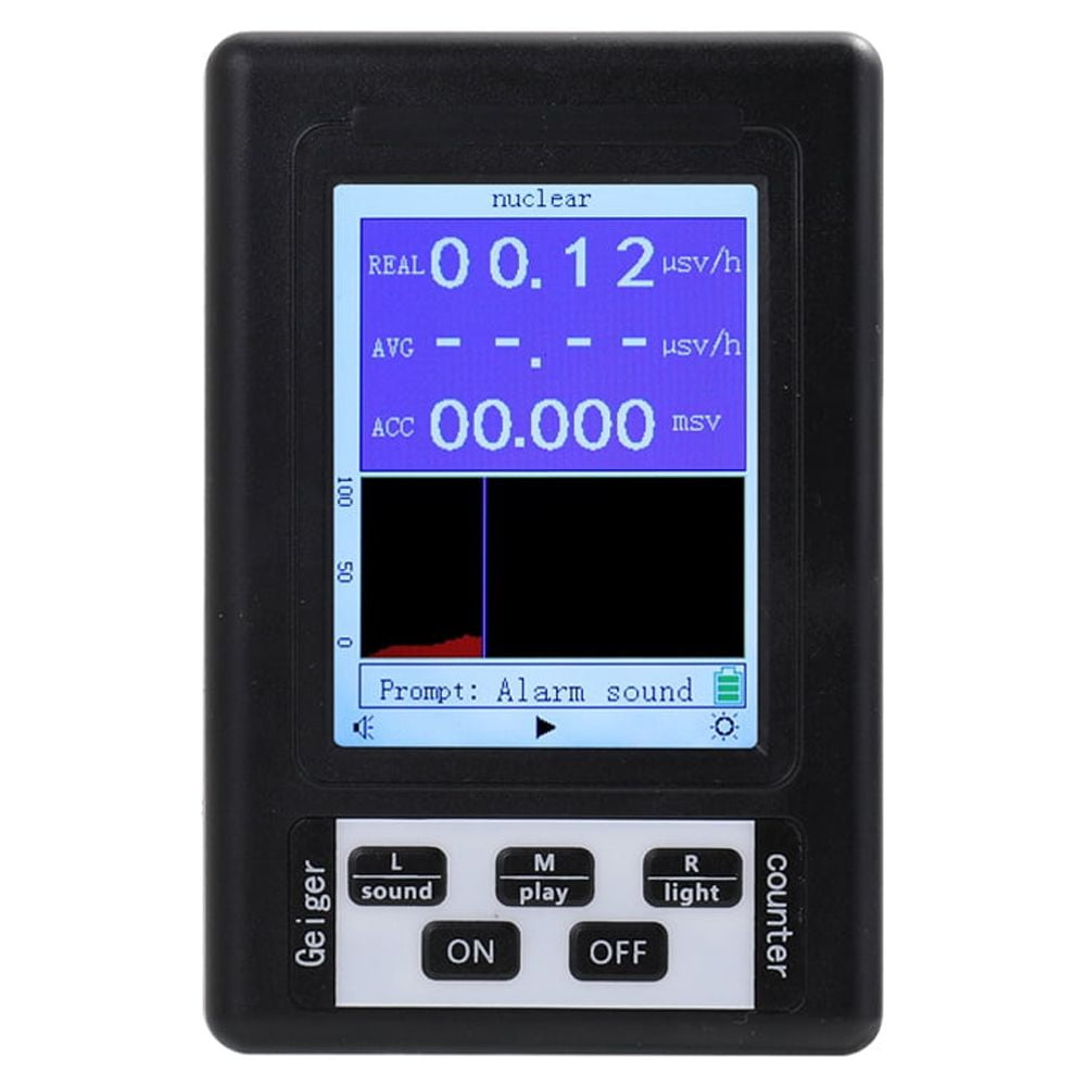 Display Screen Geiger Counter Nuclear Radiation Detector Personal ...