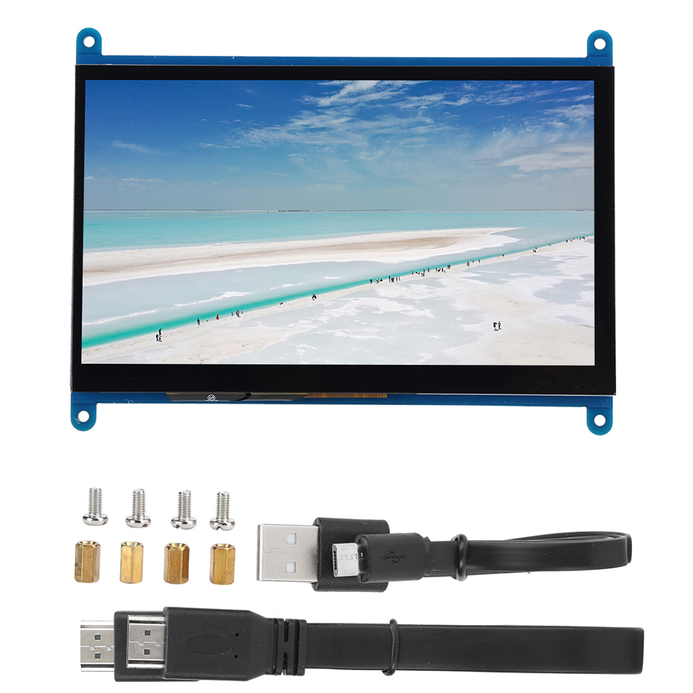 Display Screen for Raspberry Pi HDMI Touching 1024 x 600 7 inch ...
