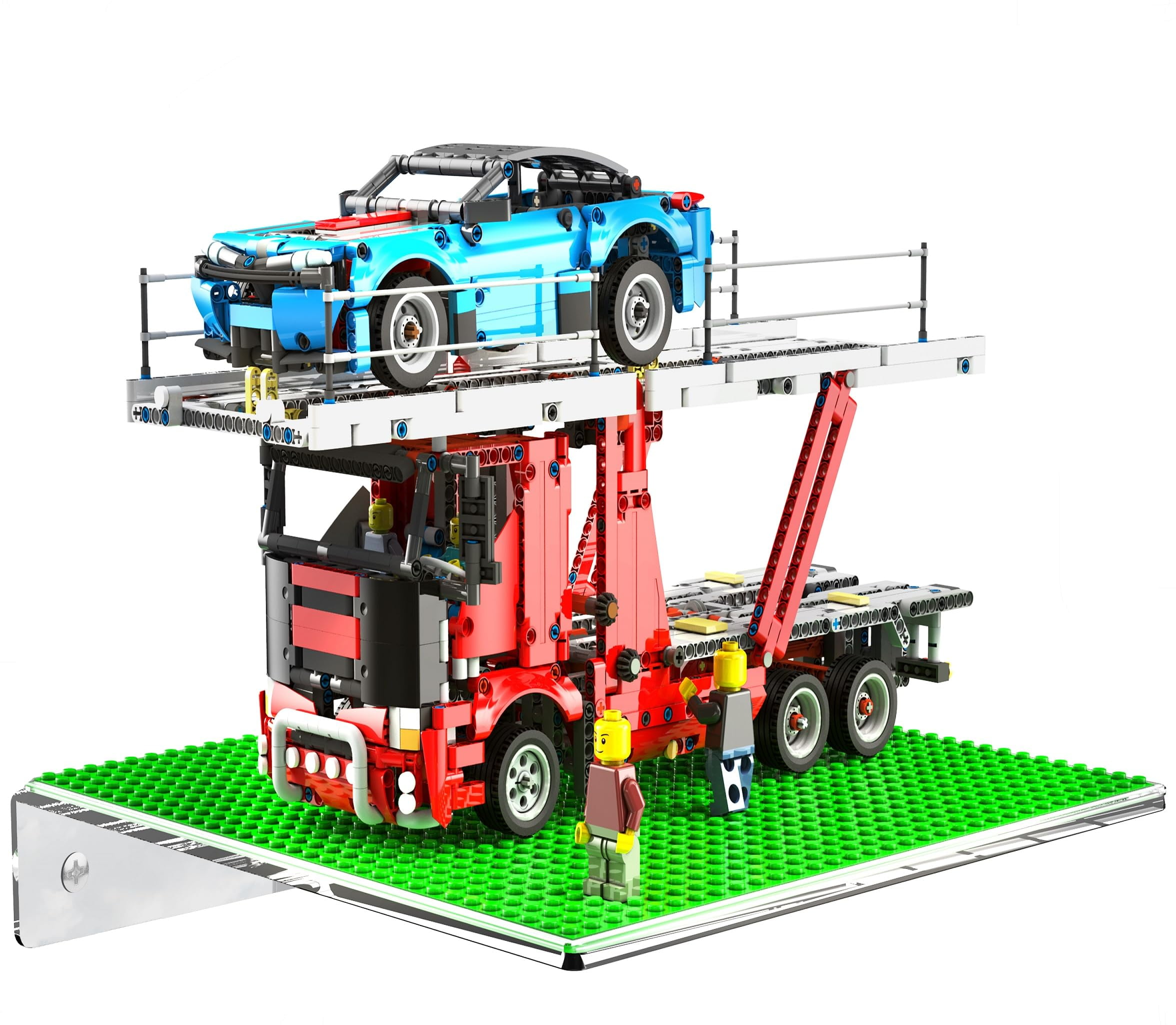 Display Shelf Designed for Building Bricks - Wall Mounted Acrylic Shelf ...