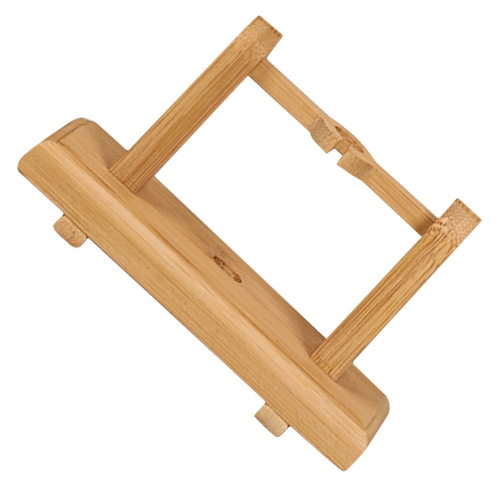 Display Shelf Folding Fan Bamboo Bracket Fan Base Fan Display Stand ...