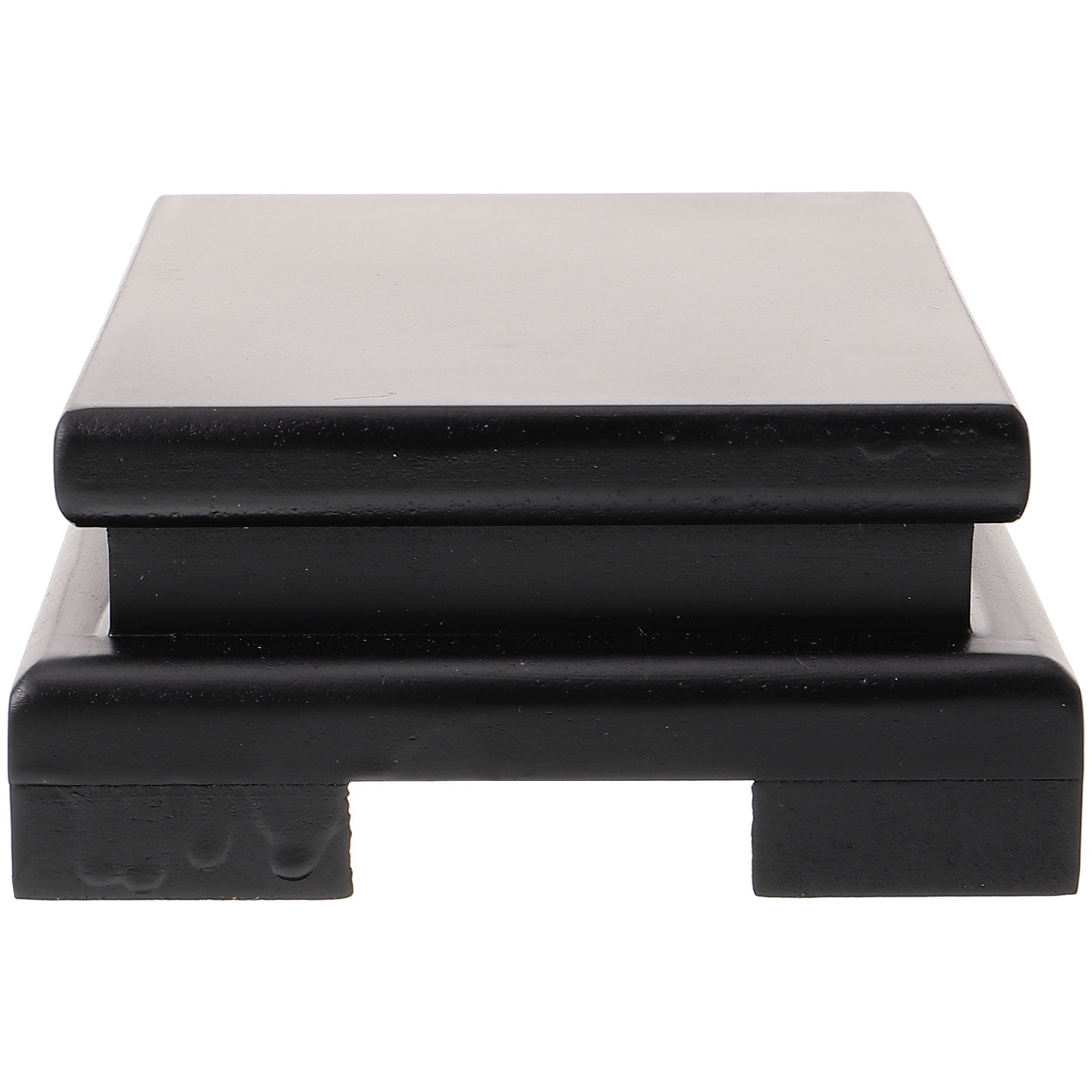 Display Shelf Wooden Plant Riser Stand Rectangular Upholstery Trim ...