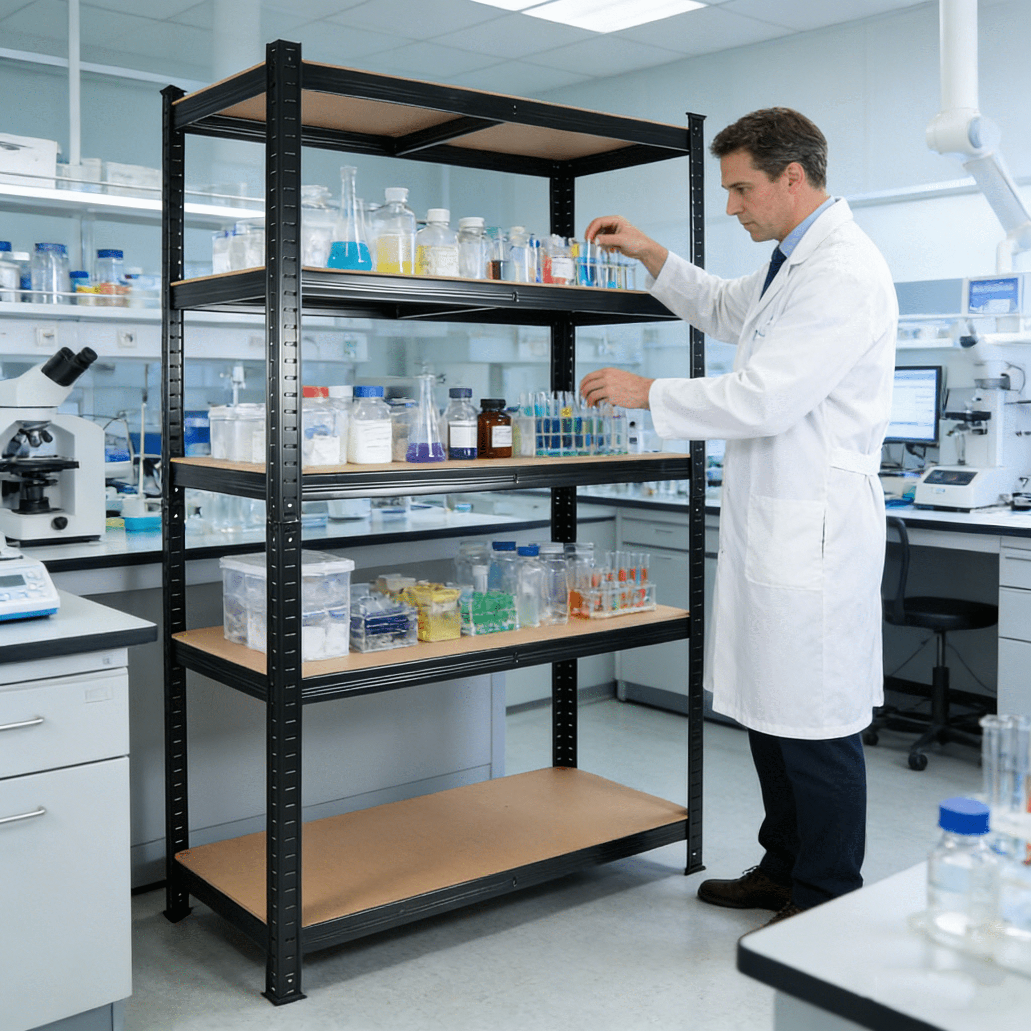 Display Shelves 2000LBS Capacity Garage Storage Shelves Heavy Duty ...