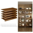 Display Shelves (24 INCH) 5 Pcs Wire Shelf Covers, Foamed PVC Wire Rack ...