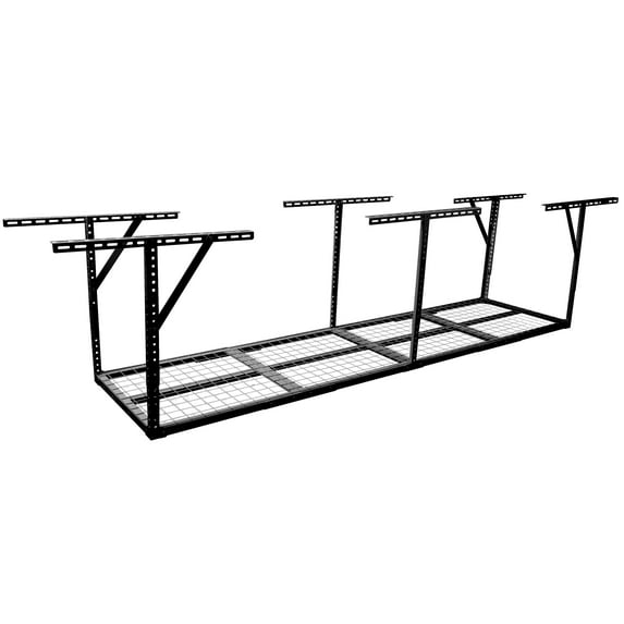 Display Shelves 2x8FT Overhead Garage Storage Rack,Adjustable Storage ...