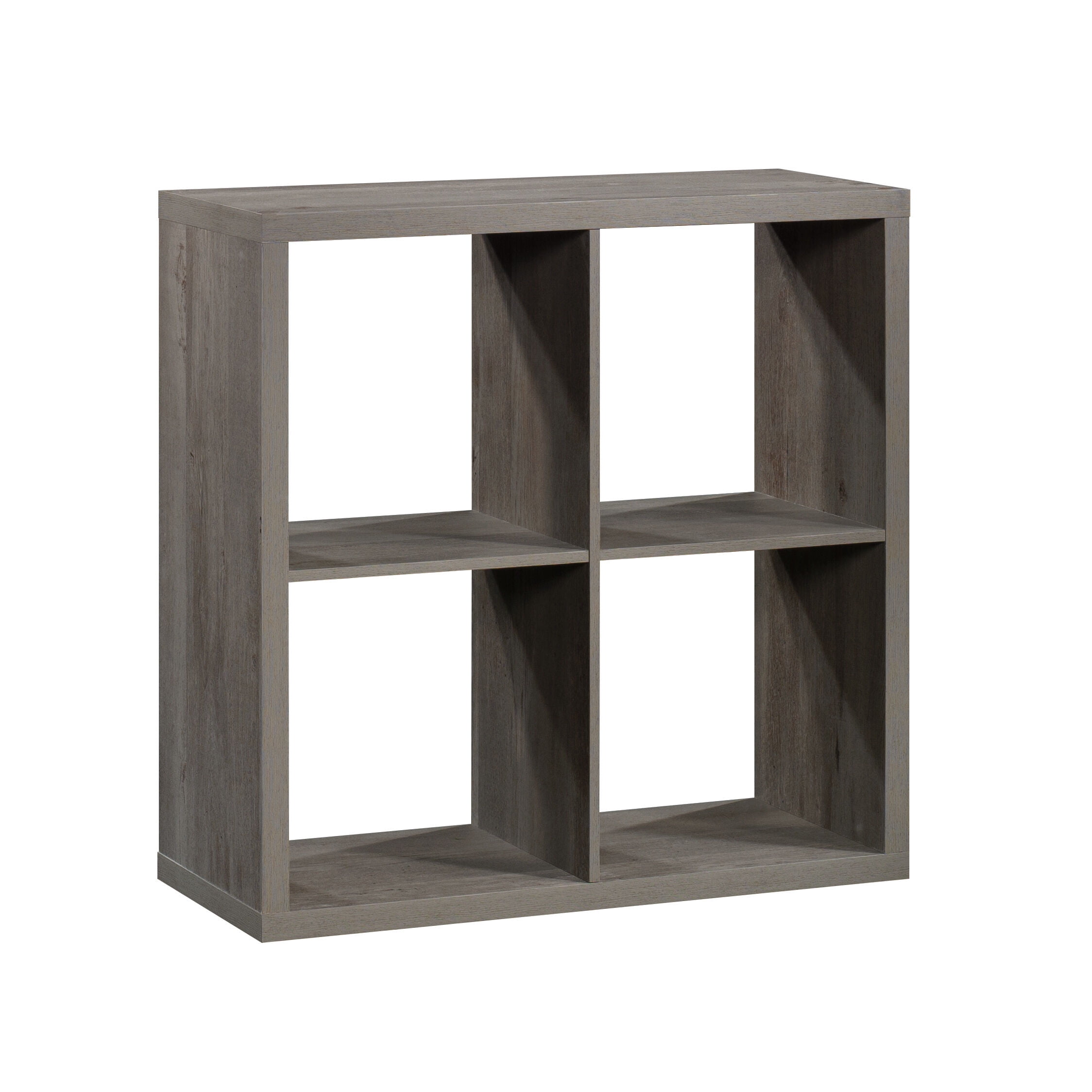 Display Shelves, 4-Cube Bookcase, Brown finish, Brown Wooden Display ...