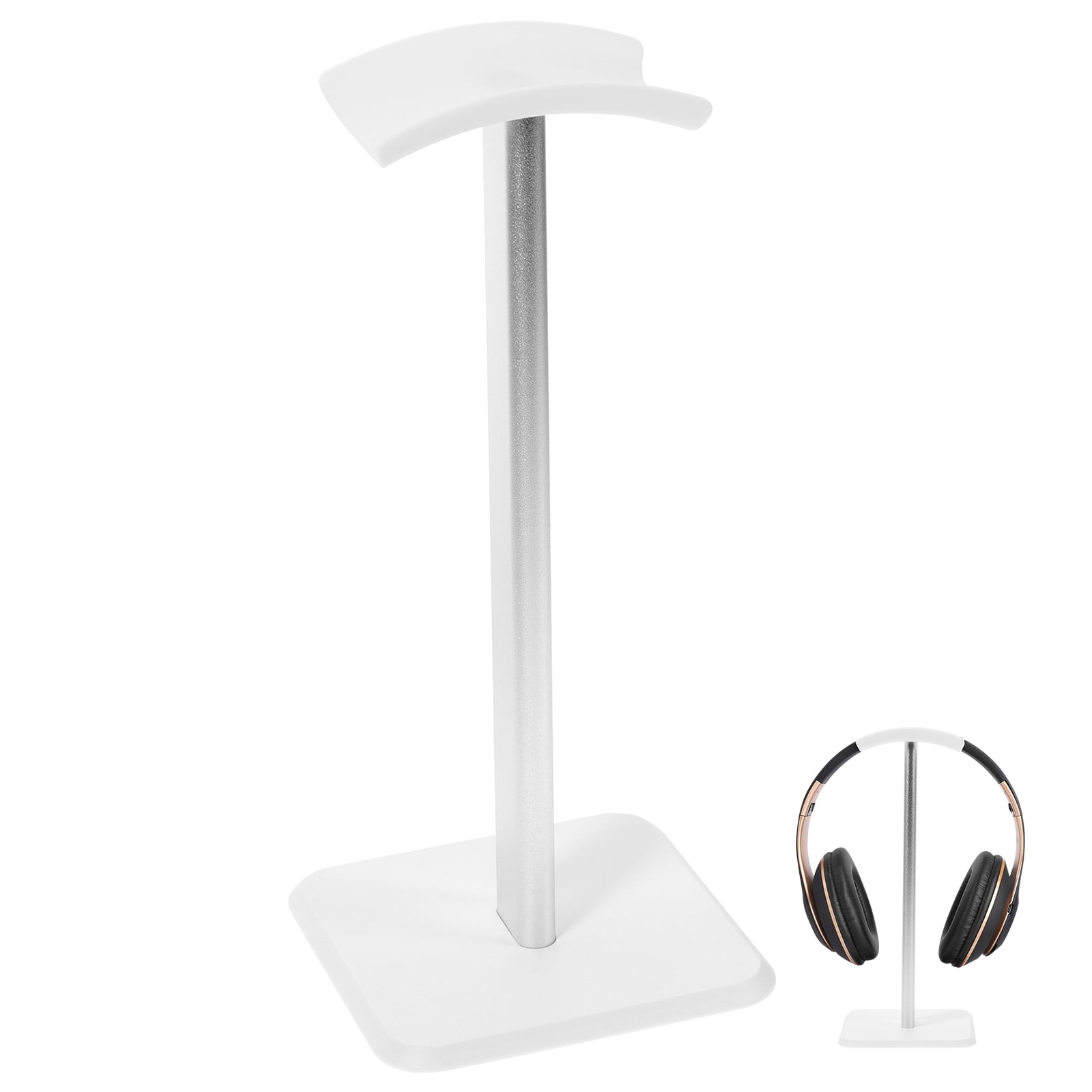 Display Shelves Headphone Stand Headset Holder Desktop White Abs ...