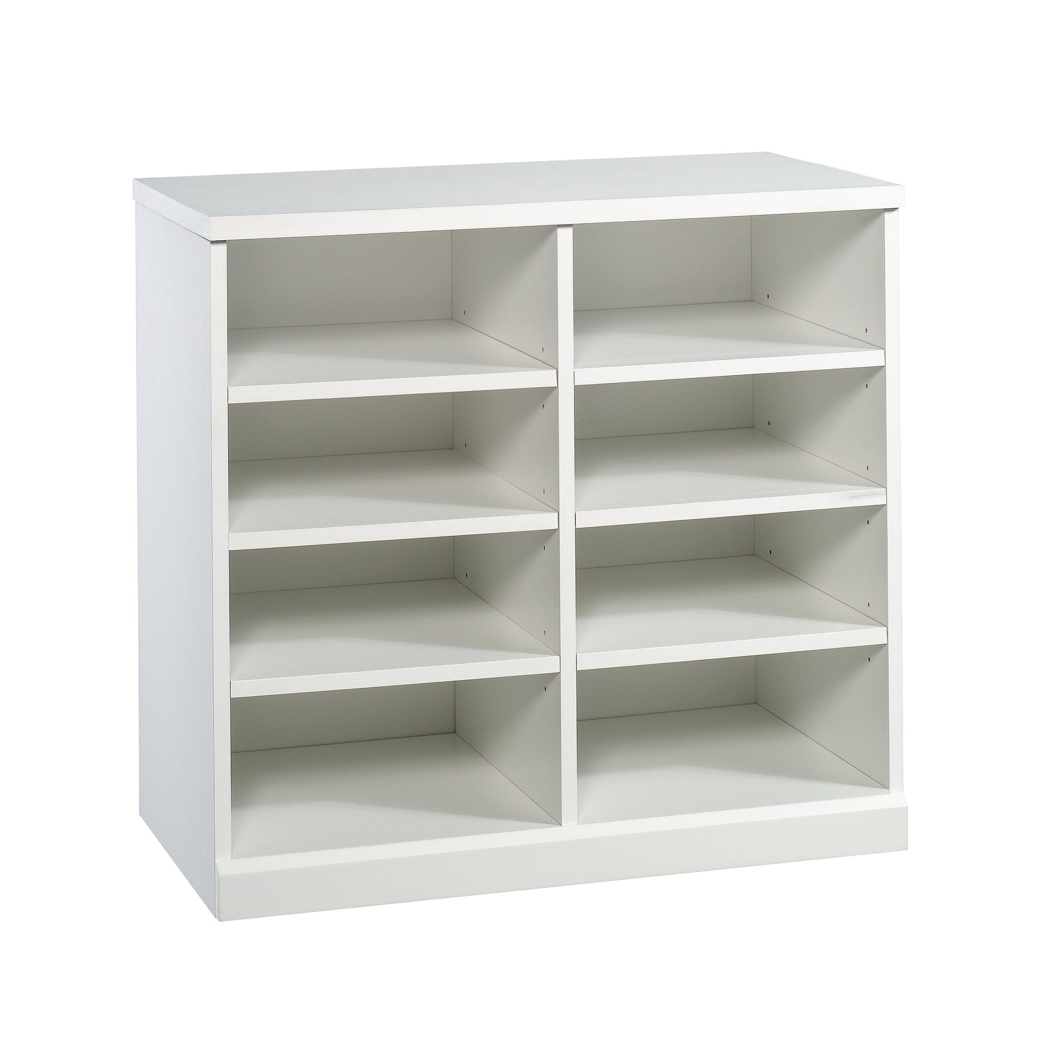 Display Shelves, Open Storage Cabinet, White finish, White Wooden ...
