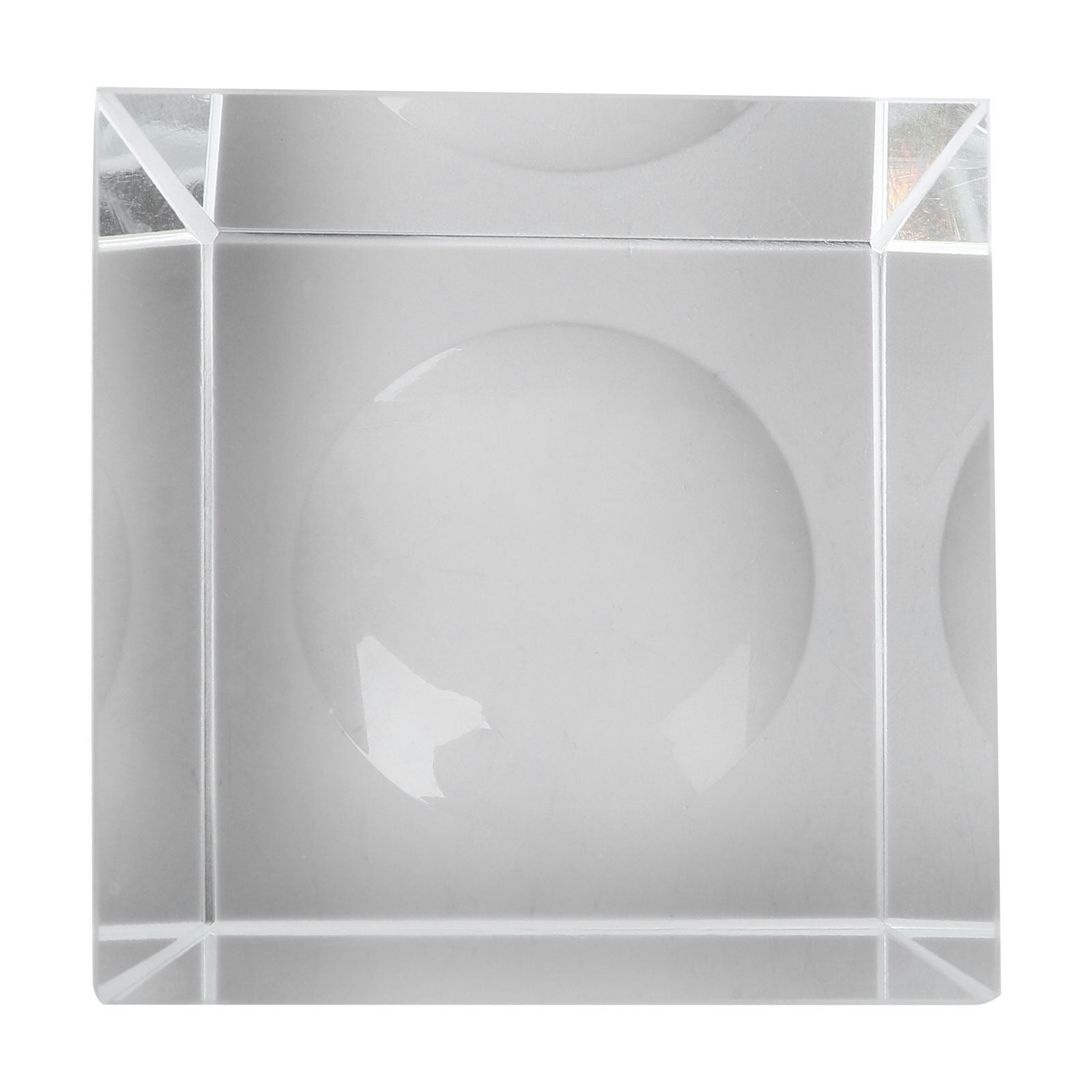 TOYMYTOY Crystal Ball Stand Clear Glass Base for Home Decor Round Item ...