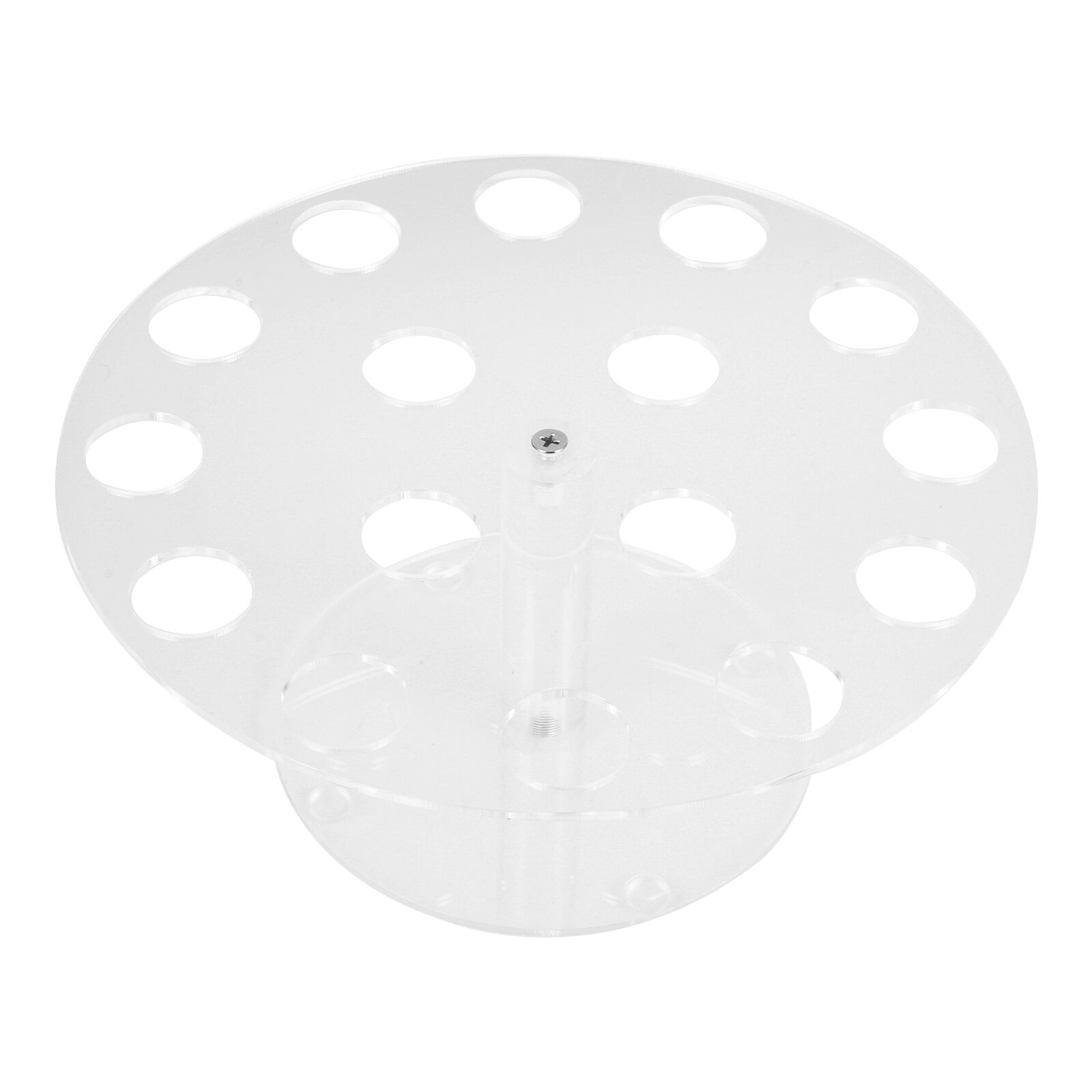 Display Shelves Shelf Ice Cream Cone Holder Acrylic Porous Stand White ...