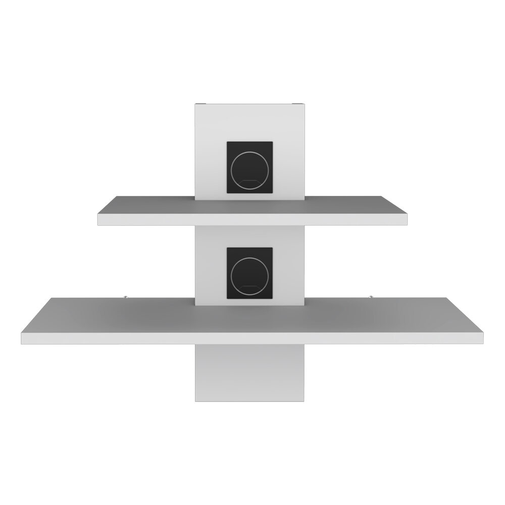 Display Shelves, Shelf Ruston, Living Room, White, White Shelving Units ...