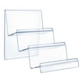 3-Tier Clear Acrylic Wallet Display Stand, Tiered Organizer Holder for ...