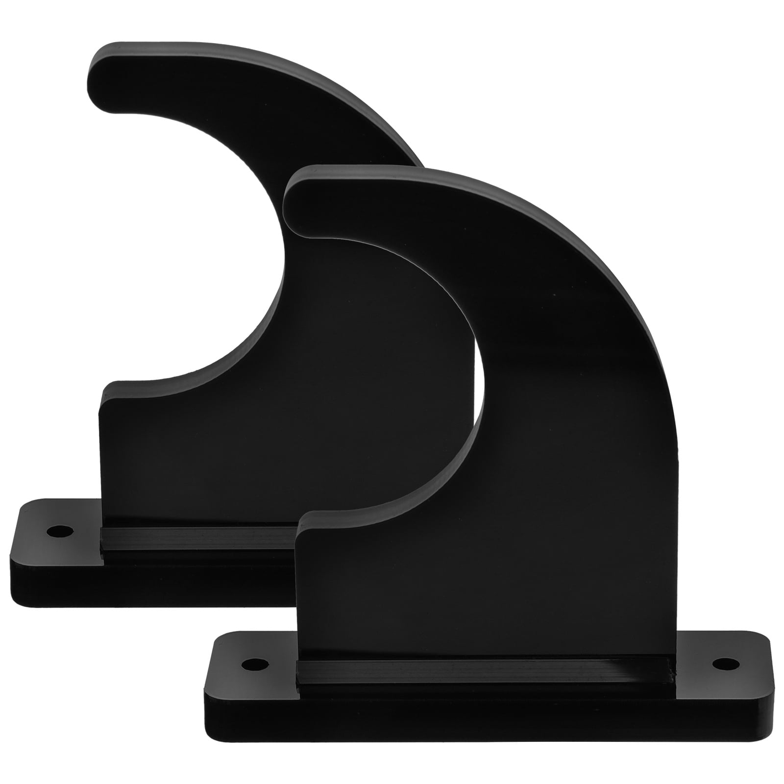 HEMOTON 1 Pair Wall Mount Sword Rack Acrylic Display Holder Storage ...