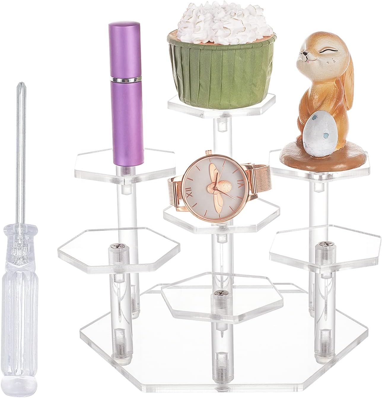 Display Stand for Figures Clear Acrylic Display Risers Display Shelves ...