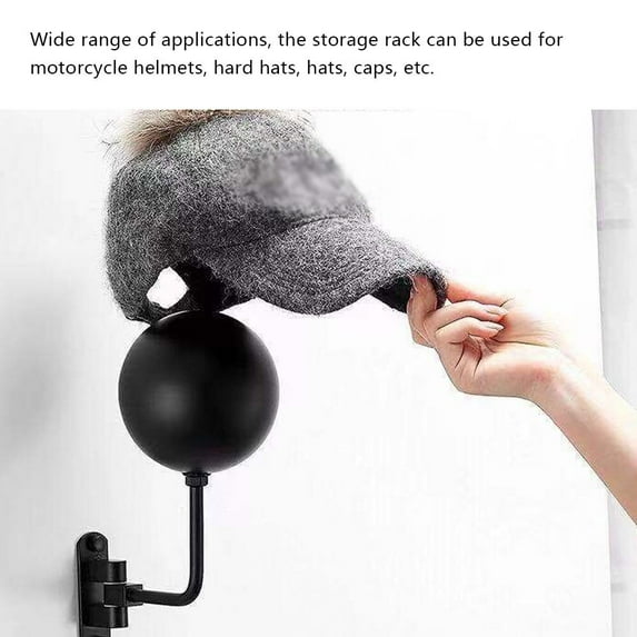 Display Stand,Helmet Metal Display Stand Caps Hxber Helmet Metal Wall ...