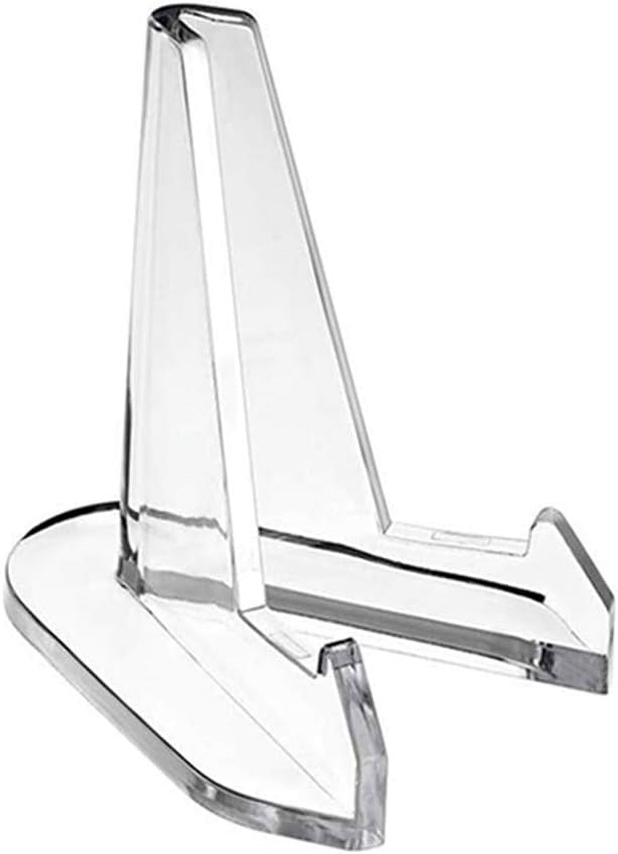 Display Stand, Stable Plates Stand, Transparent Acrylic Plastic Easels ...