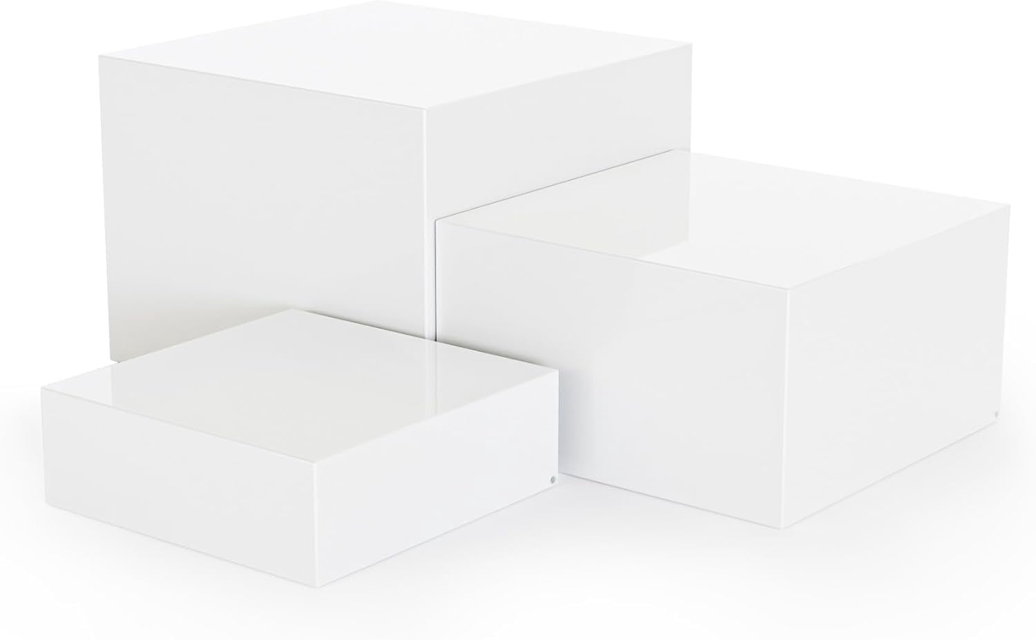 Display Stands for Buffet Table - Black & White Cake Risers, Cupcake ...