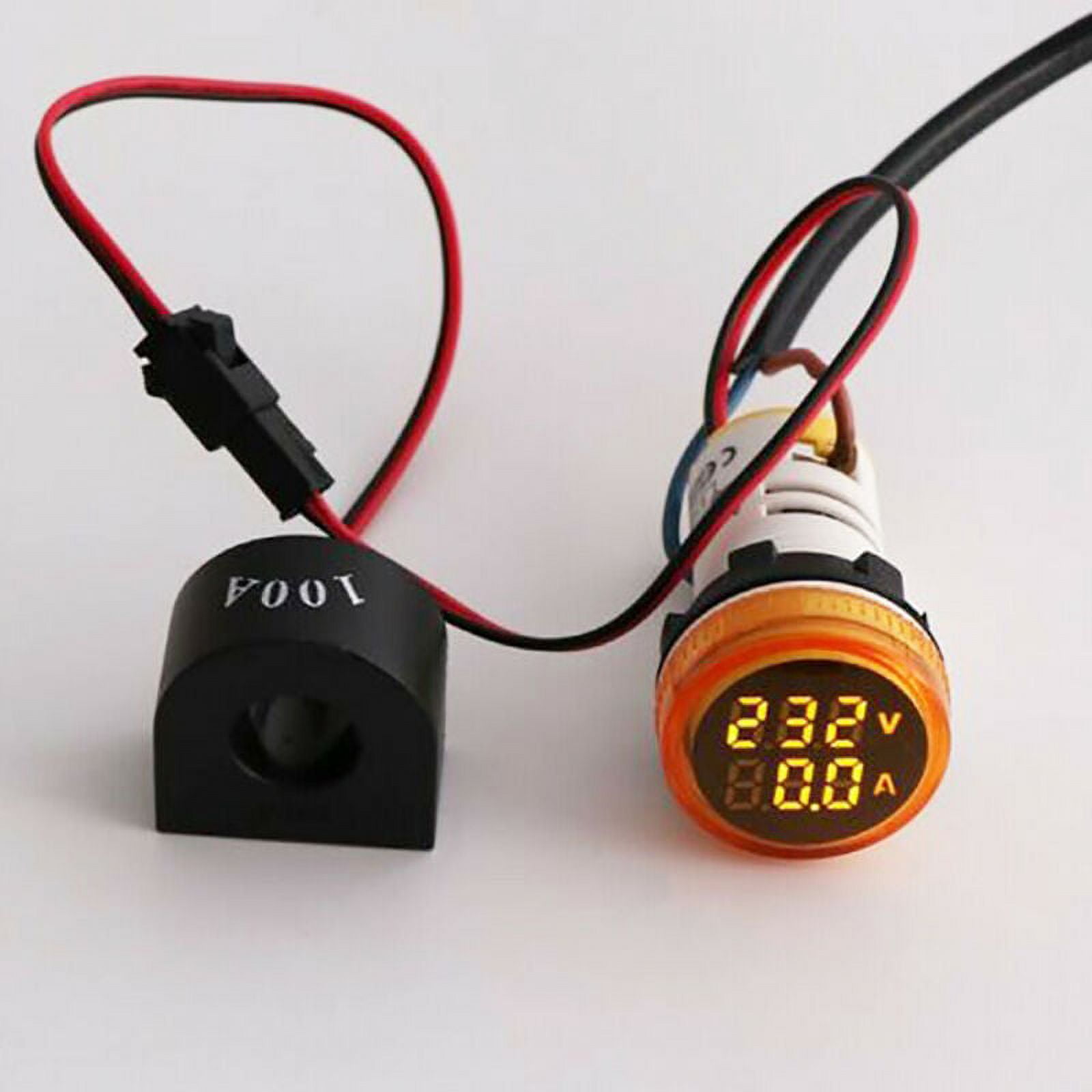 Display Voltmeter Indicator Dust-proof Electrical LED Light Meter ...