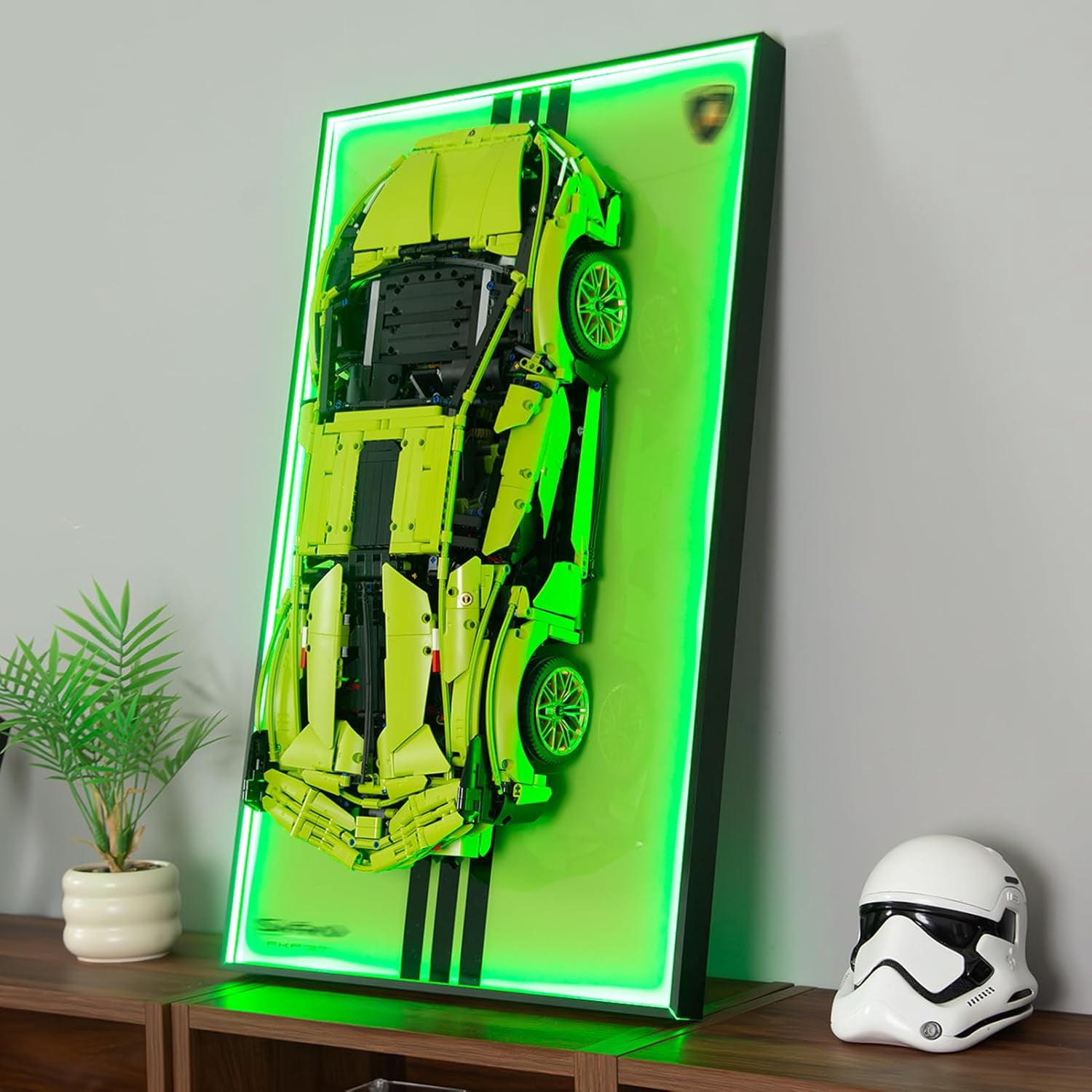 Display Wallboard with LED Lights for Lego Technic Building Set - Adult ...