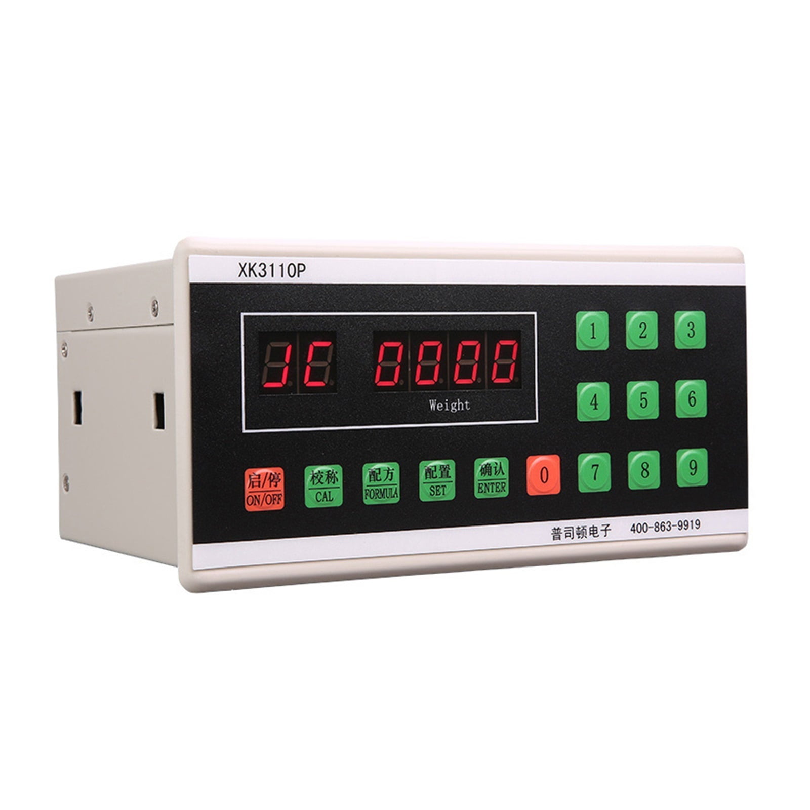 Display Weighing Transducer 6 Kinds Materials Control Systems Batch Sensor Scale With RS232 ...