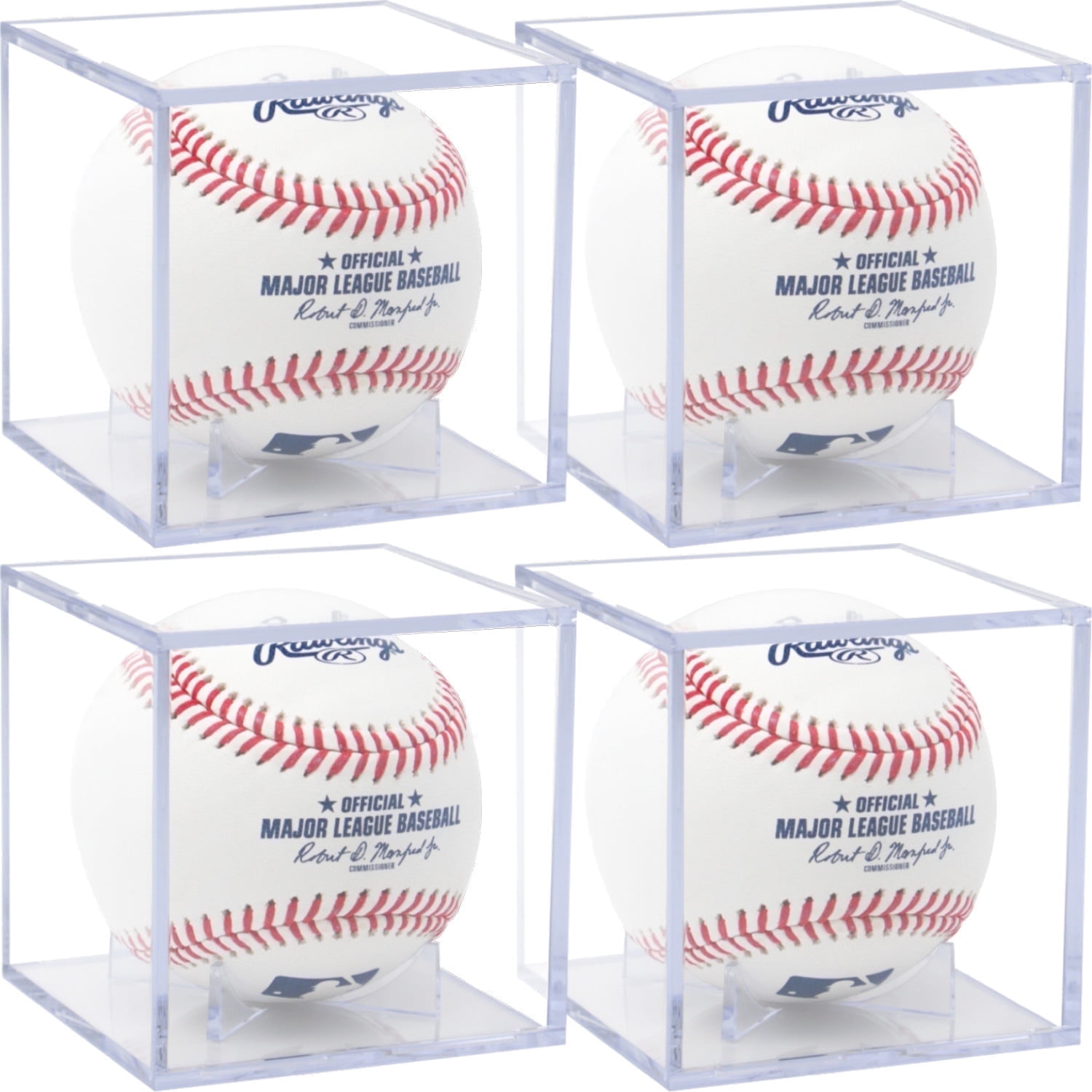 Display Zone Crystal Clear Acrylic Baseball Display Case for Official ...